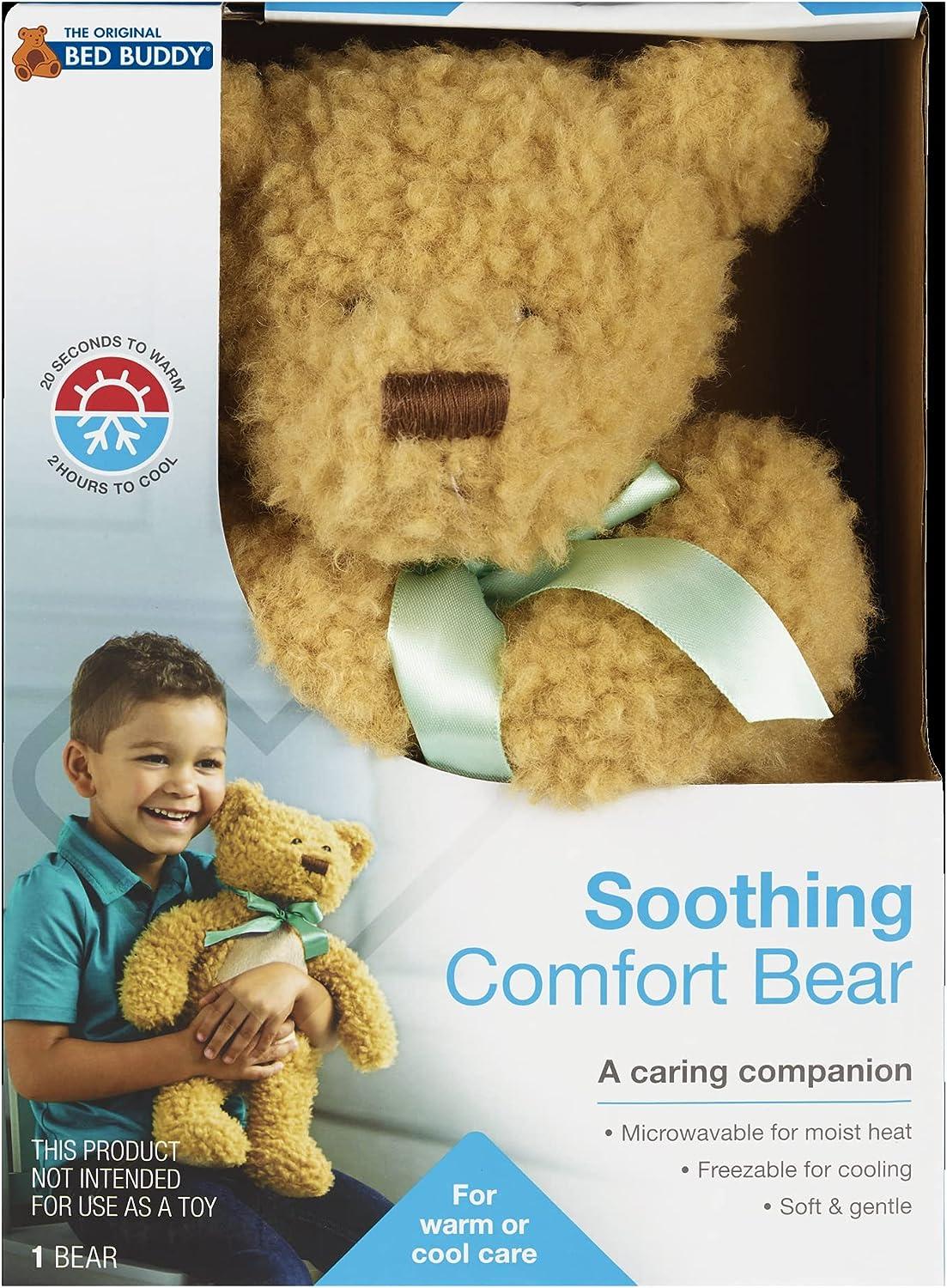 Bed Buddy Microwavable Weighted Teddy Bear - 2 lbs Calming Plush for ...