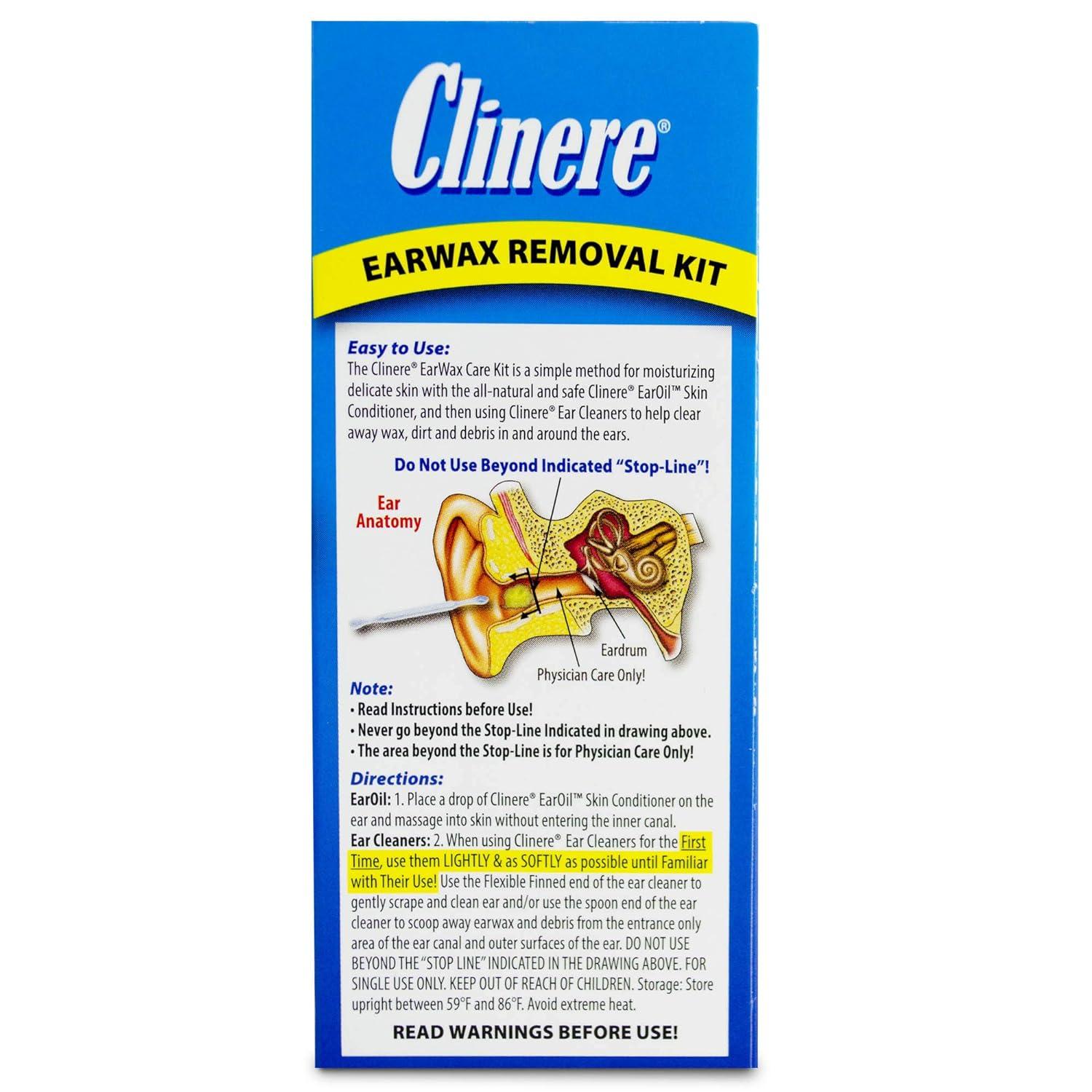 Clinere Ear Oil Conditioner & Cleaners Kit - 1 Ea, 4 Ear Tips | Buy Now ...