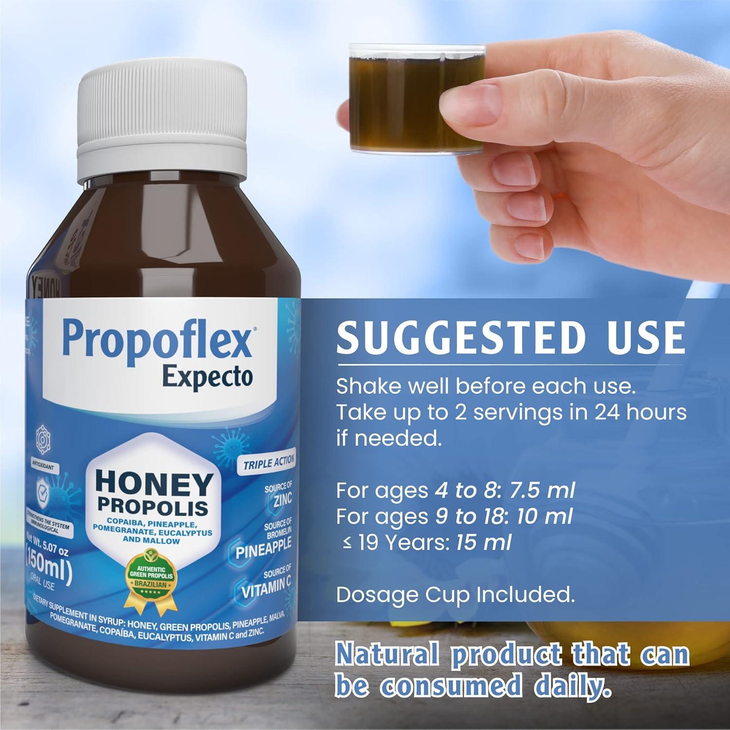 Beelife Propoflex Expecto Cough Syrup - Natural Triple-Action Relief ...