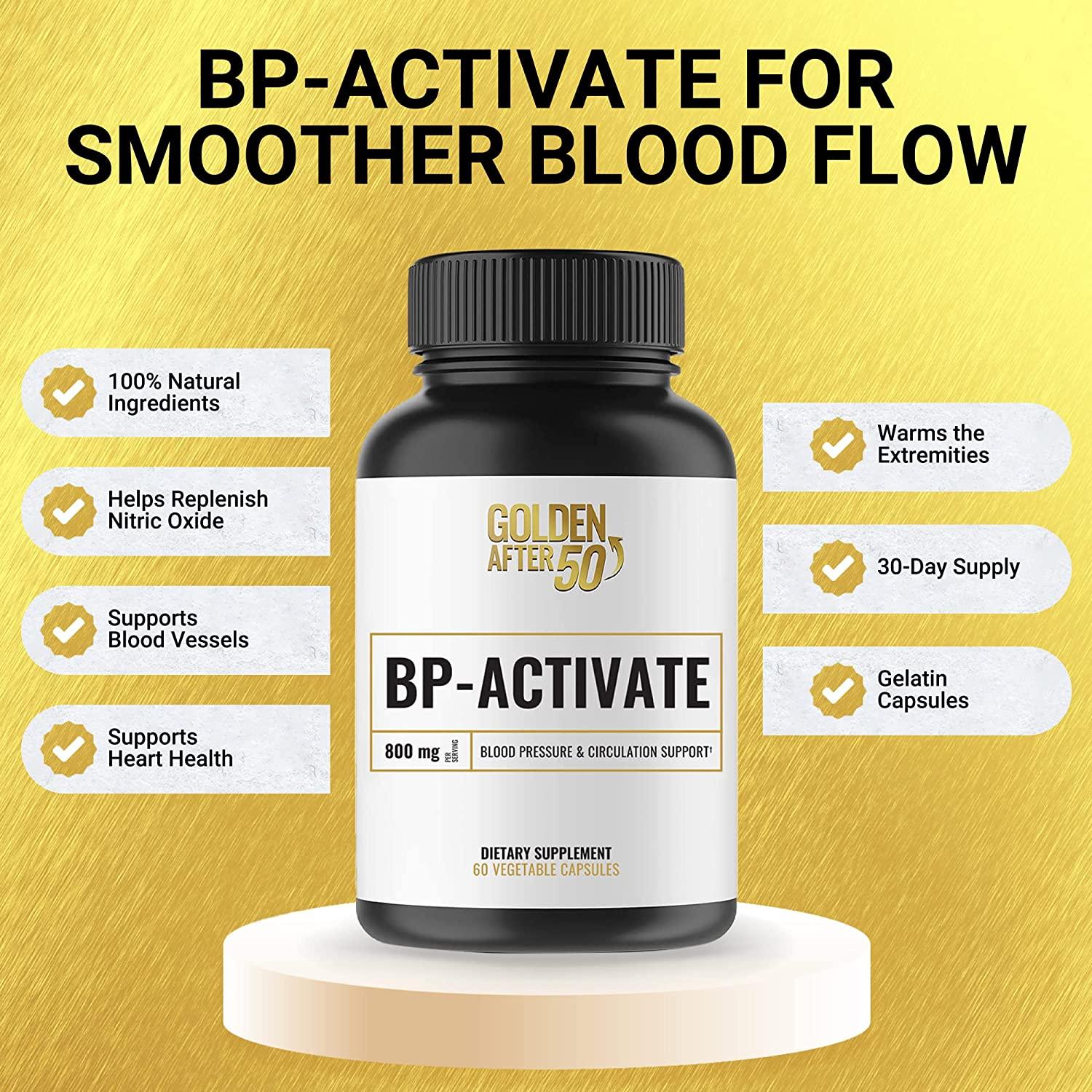 Golden After 50 BP Activate Heart Health Support Supplement 60 golden-after-50-bp-activate-heart-health-support-supplement-60