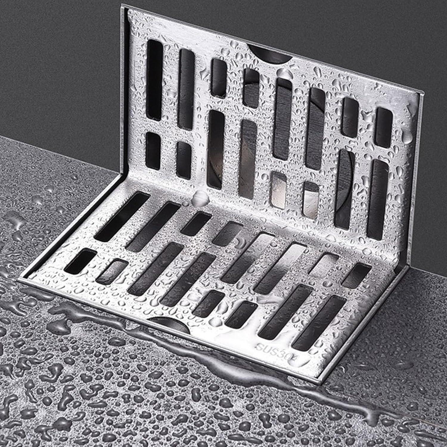 Anti-wear L Stainless Steel Bathroom Tile Insert Floor Drainer Square ...