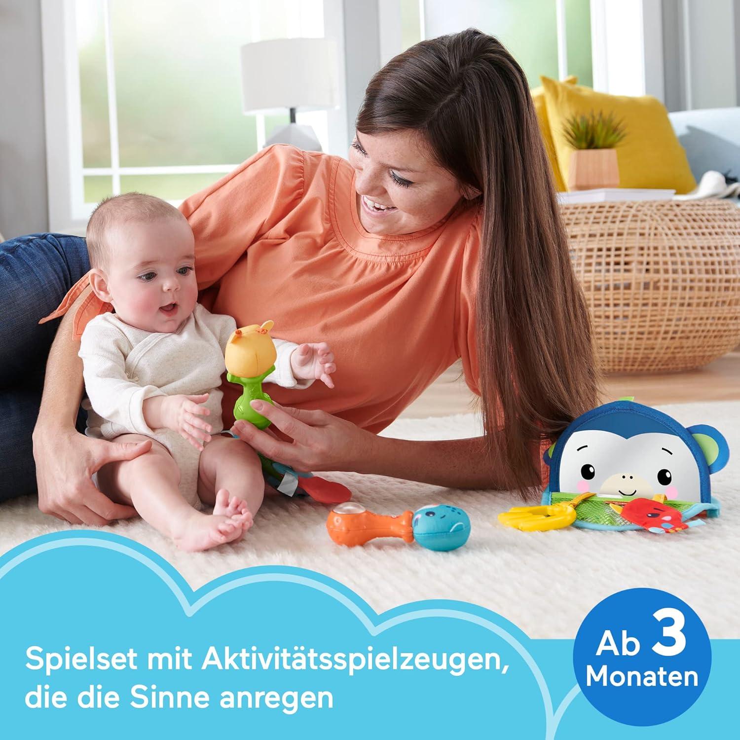 Discover Fisher-Price HFJ92 Gift Set - Sensory Activity Toys for Babies ...