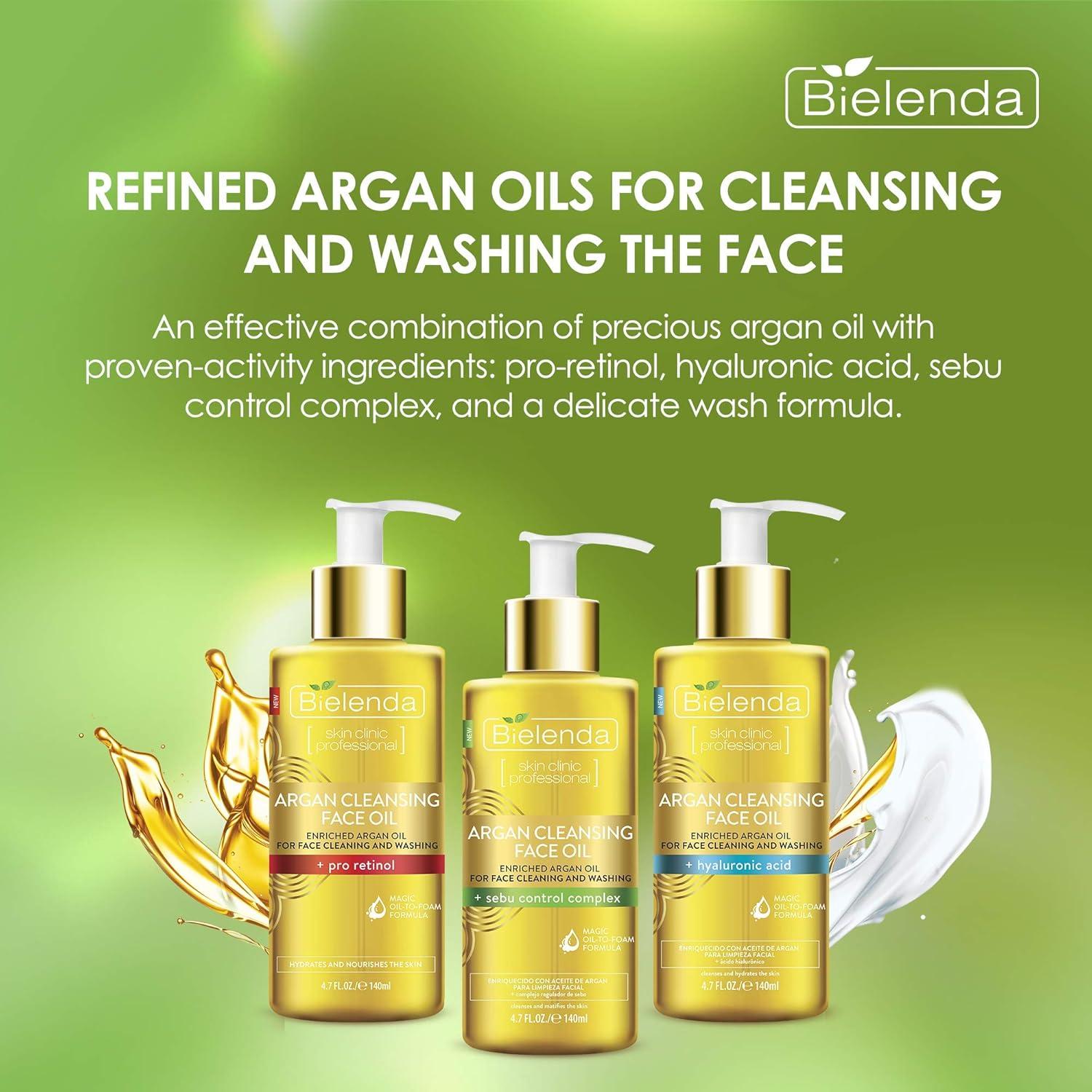 Buy Bielenda Argan Oil Facial Cleanser | Nourishing Argon Oil & Sebu ...