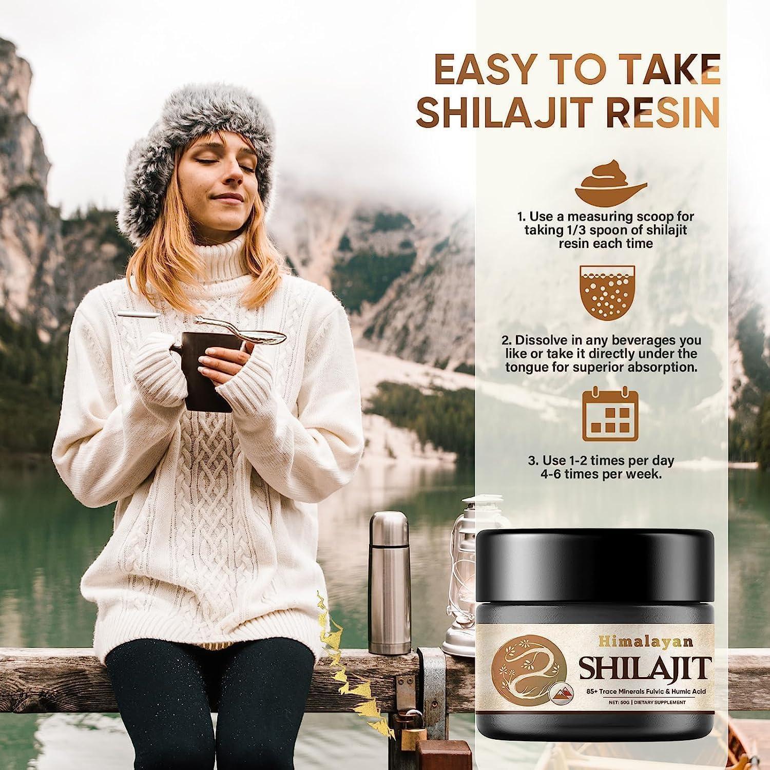Pure Organic Himalayan Shilajit Resin - Fast-Acting Bio with 85+ Trace ...