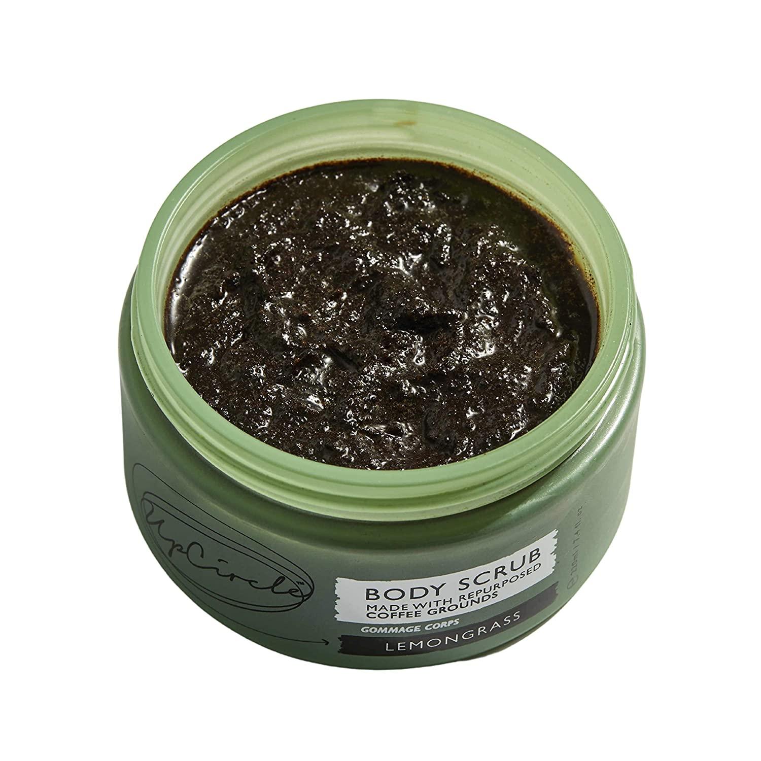 UpCircle Lemongrass Body Scrub 7.4 fl oz - Exfoliating Natural Skincare ...