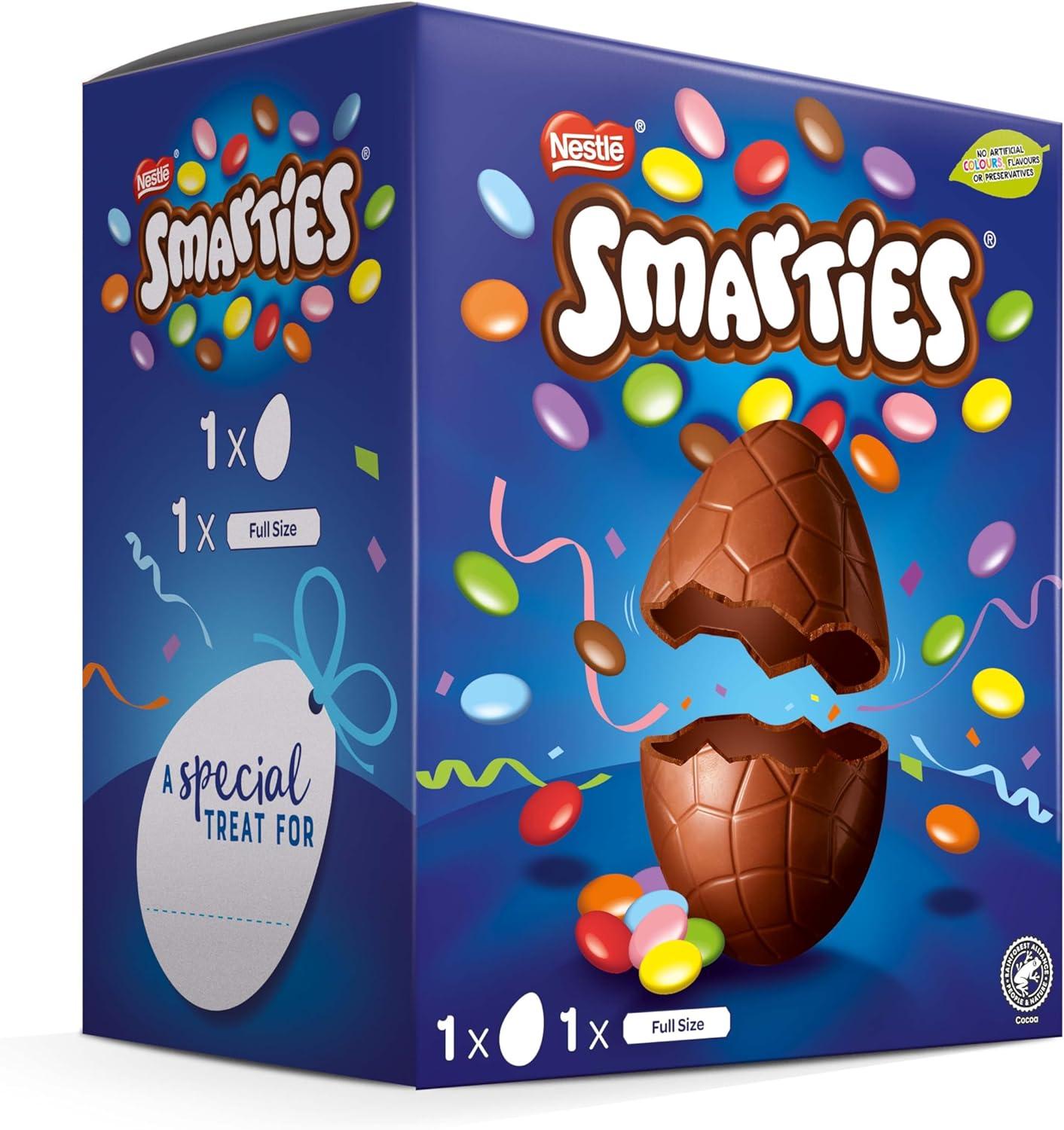 Smarties Milk Chocolate Large Easter Egg 188g | Buy Now with Express ...