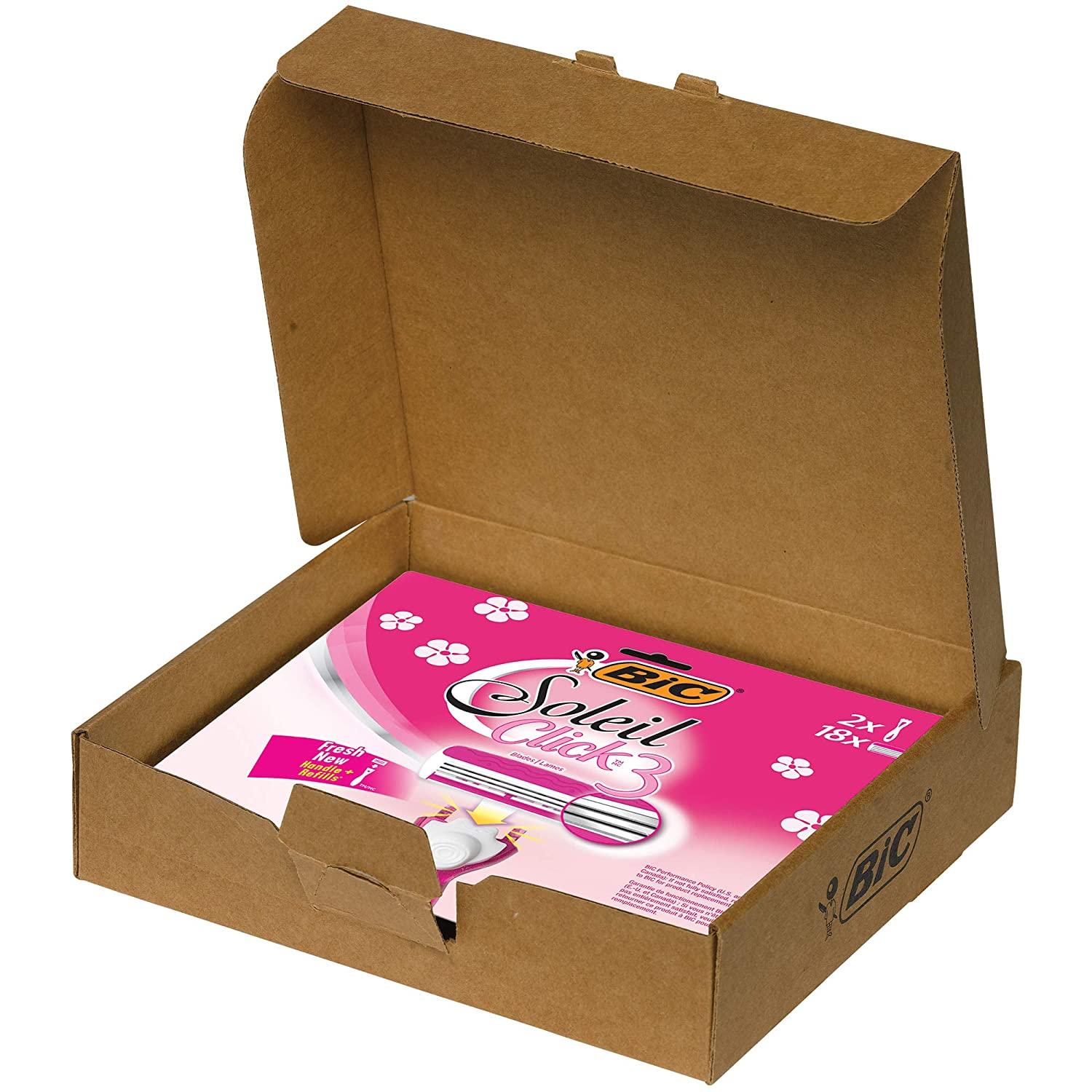 BIC Simply Soleil Click Women's Disposable Razor Pink 18 Pack - Smooth ...