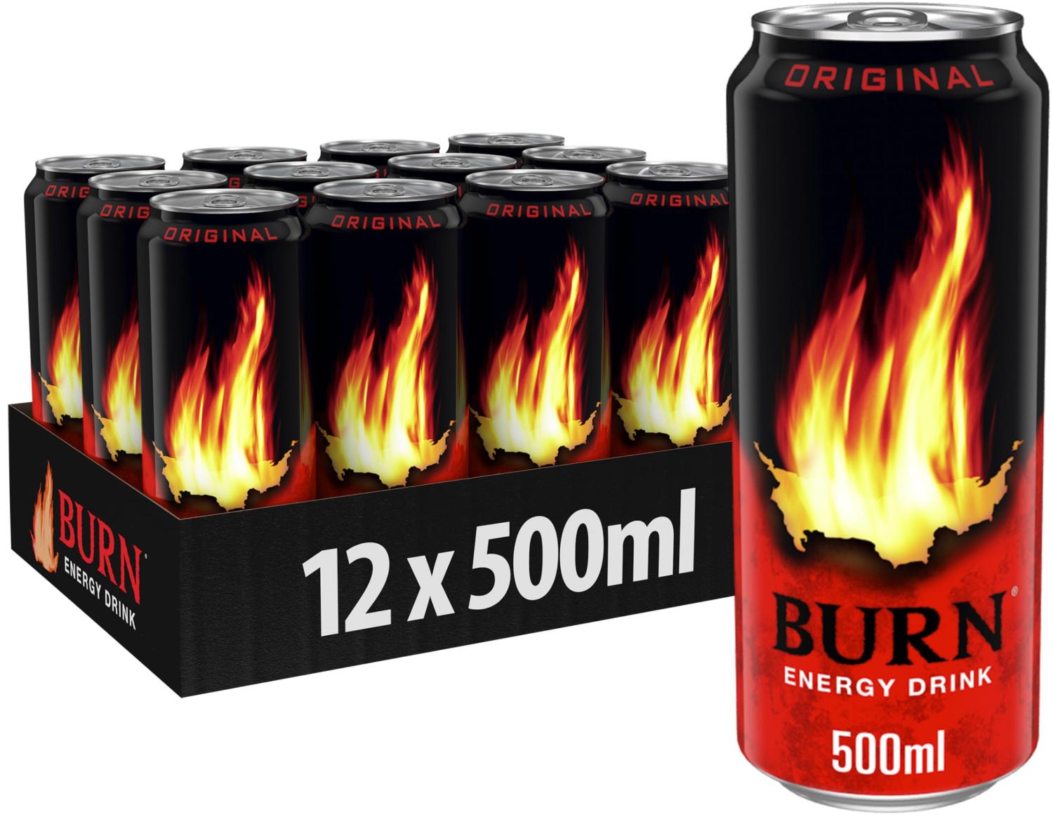BURN Original 50 CL Pack 12 units Energy Drink | Buy Now with Express ...