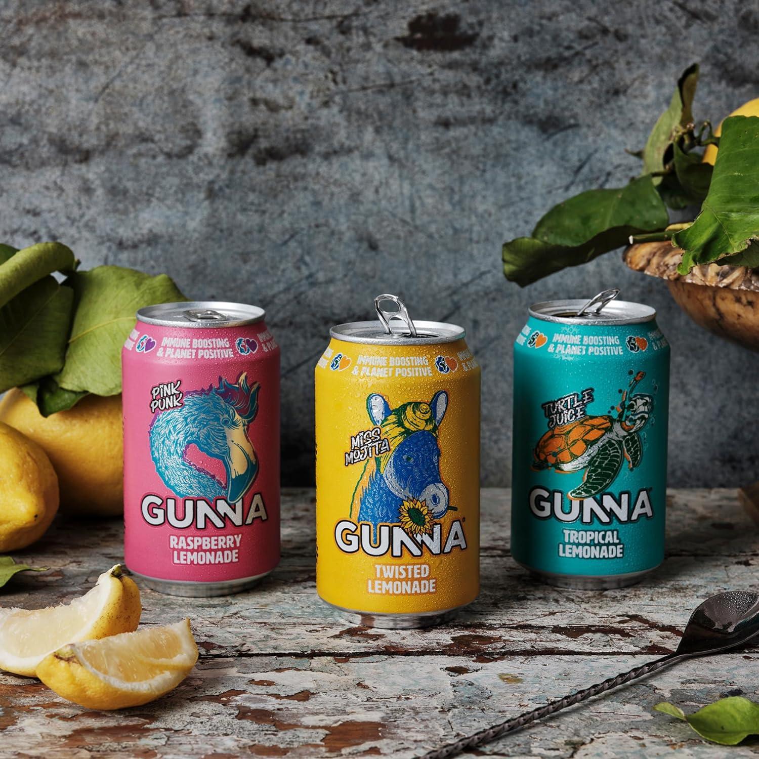 Gunna Immune Boosting Fizzy Drinks Variety Pack of Soft Drinks Natural ...