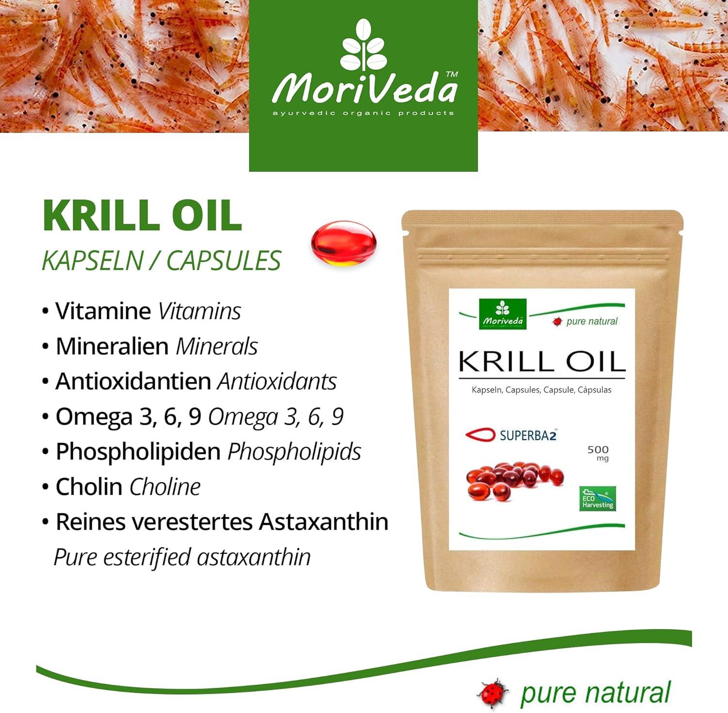 MoriVeda - Superba Krill Oil Capsules (Different Package Sizes ...