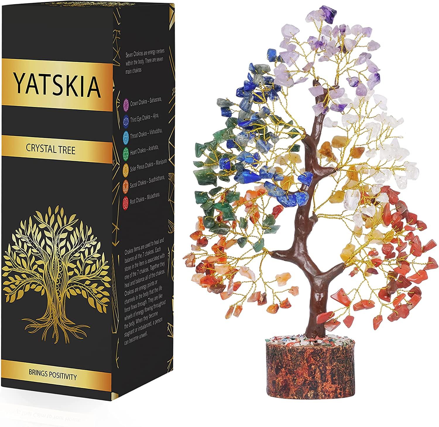 Chakra Tree of Life - Crystal Tree for Positive Energy - Seven Chakra ...