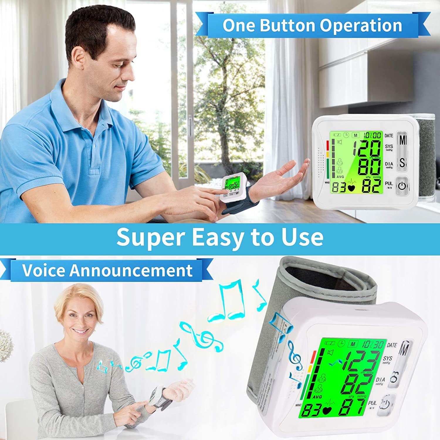 Upper Arm Automatic BP Monitor with Large Screen, 22-32cm Cuff, 2X99 ...