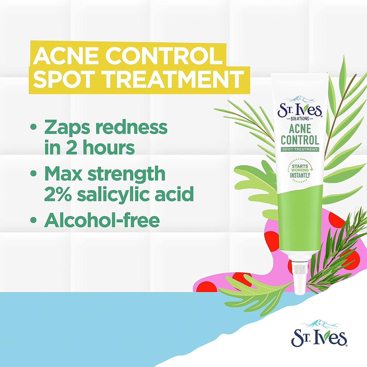 St. Ives Spot Treatment with 2% Salicylic Acid & Tea Tree Extract 0.75 ...