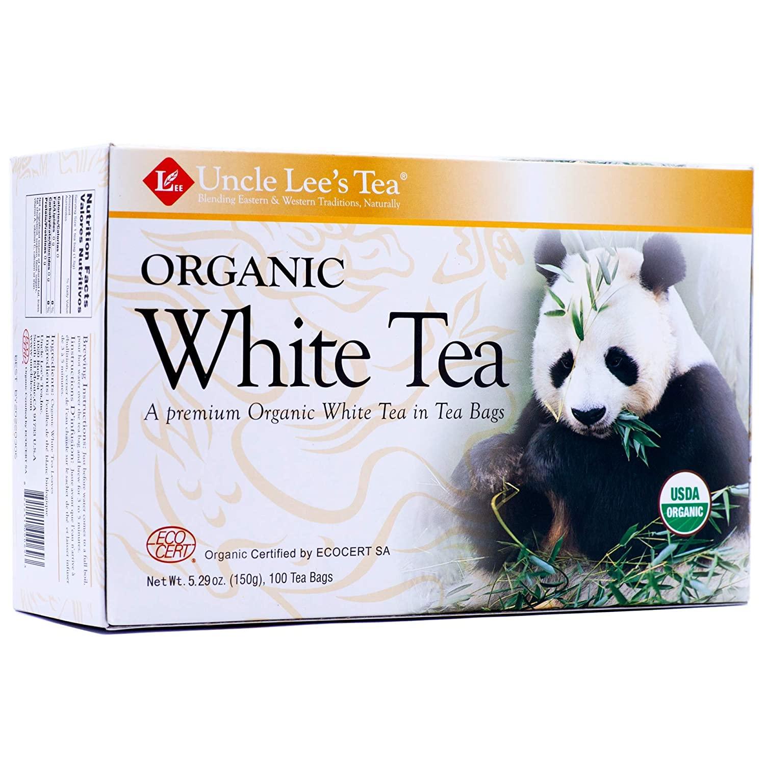 Organic White Tea - 100 Bags | Premium Quality Loose Leaf Tea | Buy Now ...
