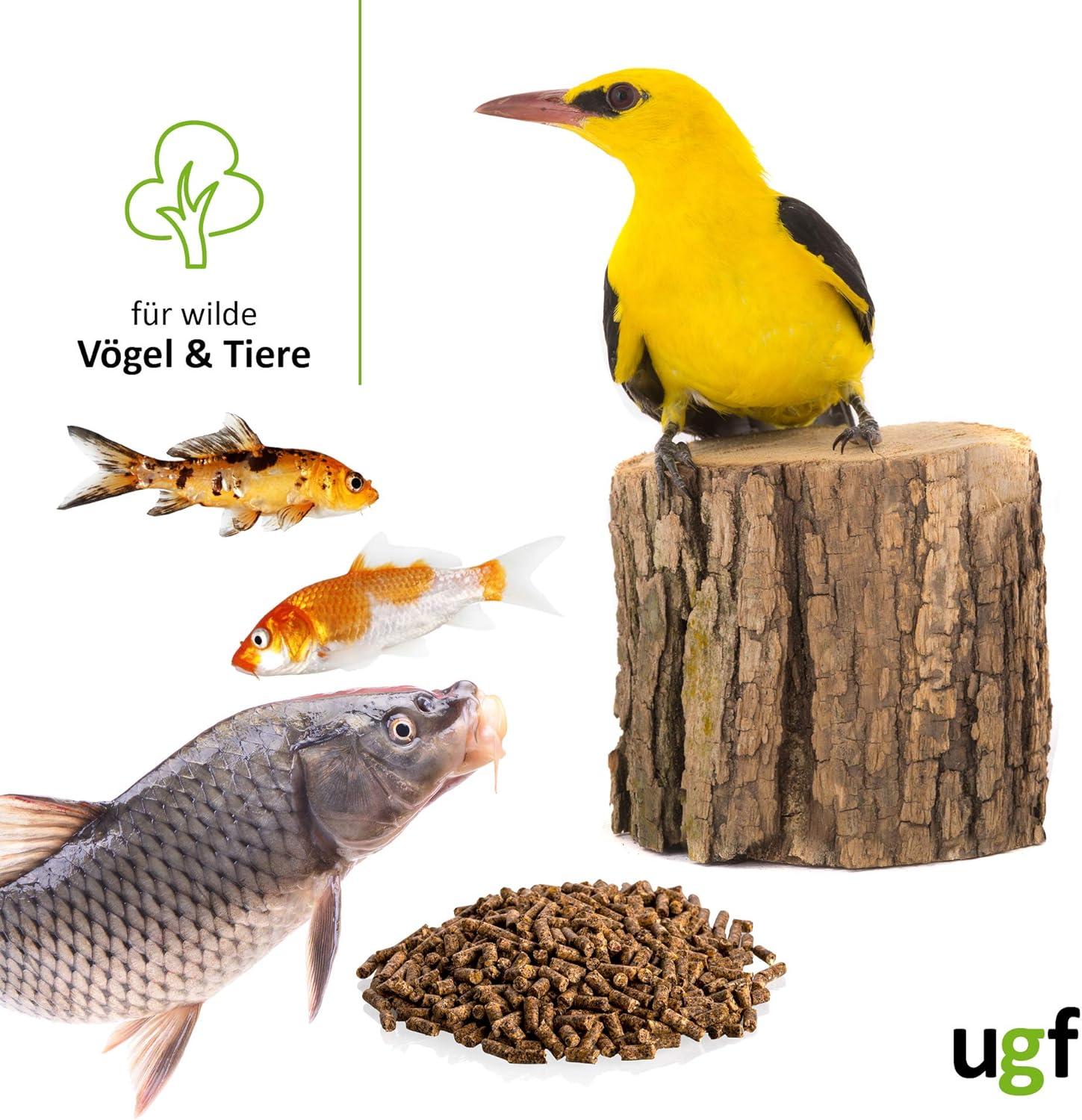 UGF Premium Mealworm Pellets 3L - Insect Snacks for Birds Hamsters ...