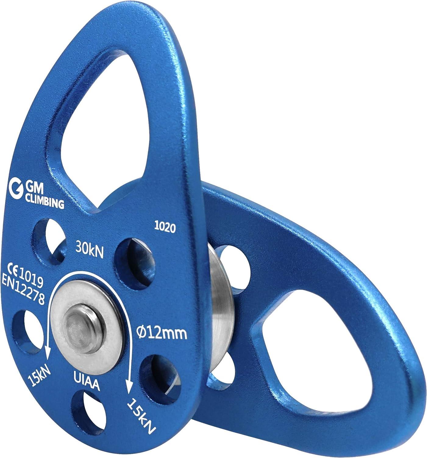 GM CLIMBING UIAA Certified 30kN Swing Cheek Micro Pulley Ball Bearing ...