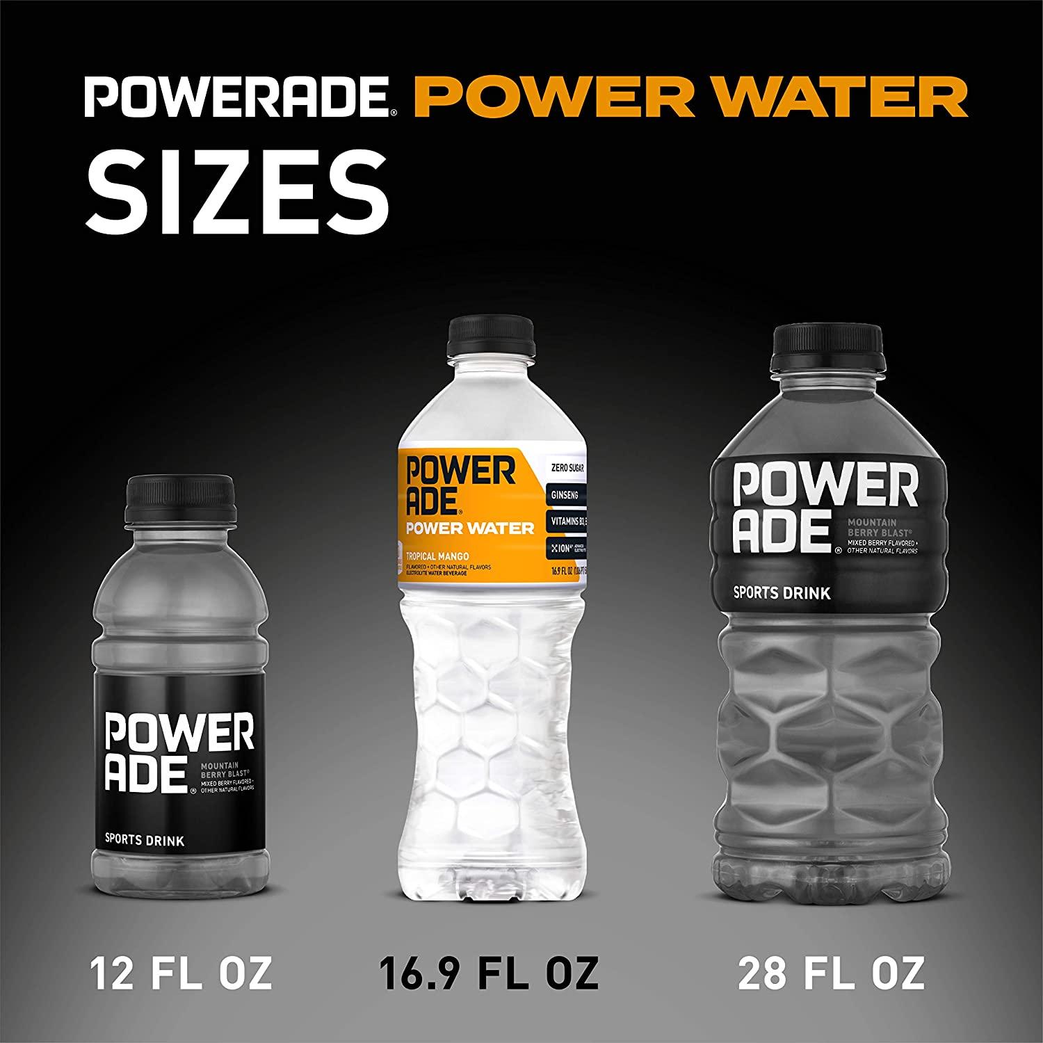 Powerade Power Water Tropical Mango 16.9 Fl oz (Pack Of 6) | Buy Now ...