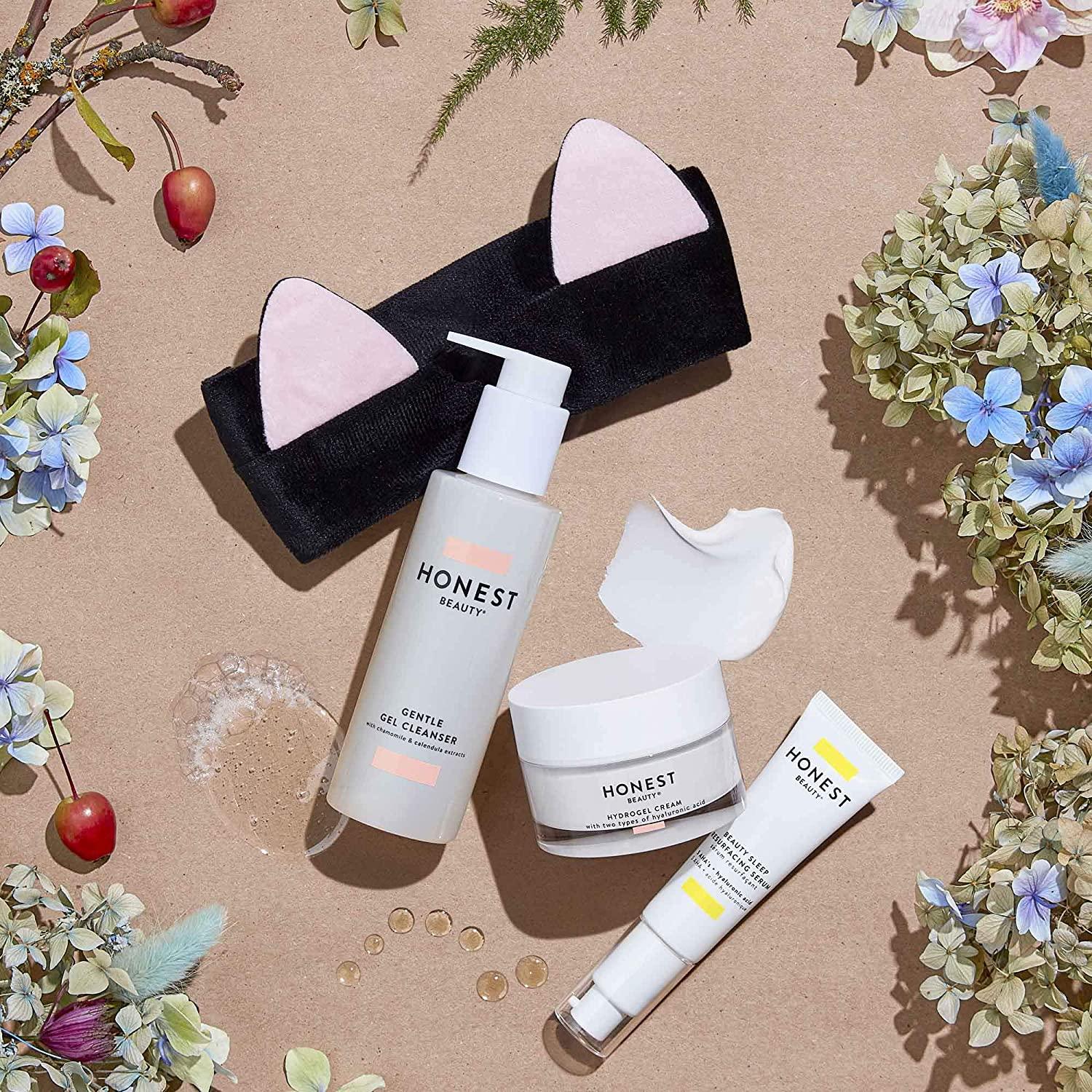 Honest Beauty Sleep Bright 3 Step Night Routine Kit | Gentle Gel ...