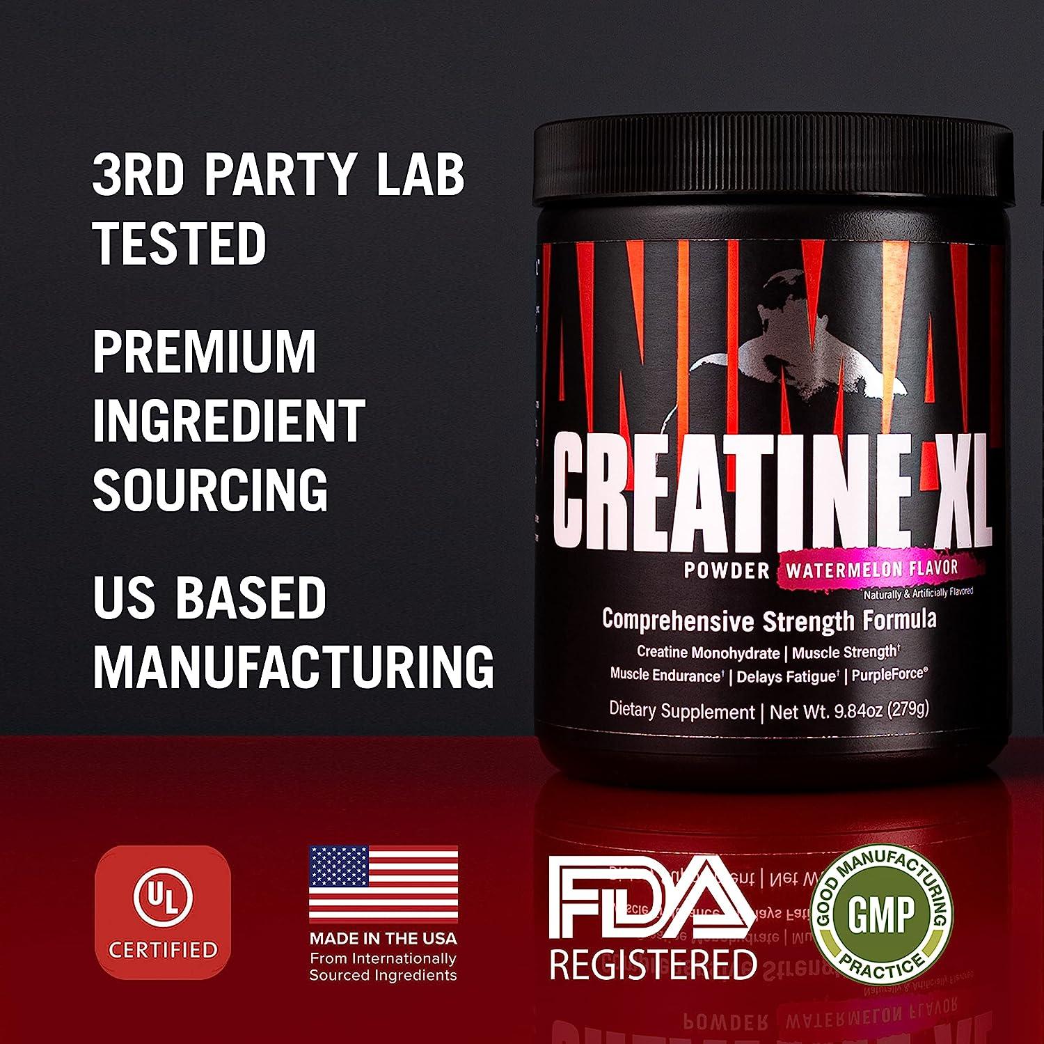 Animal Creatine XL Powder with PurpleForce & Senactiv - Enhanced ...