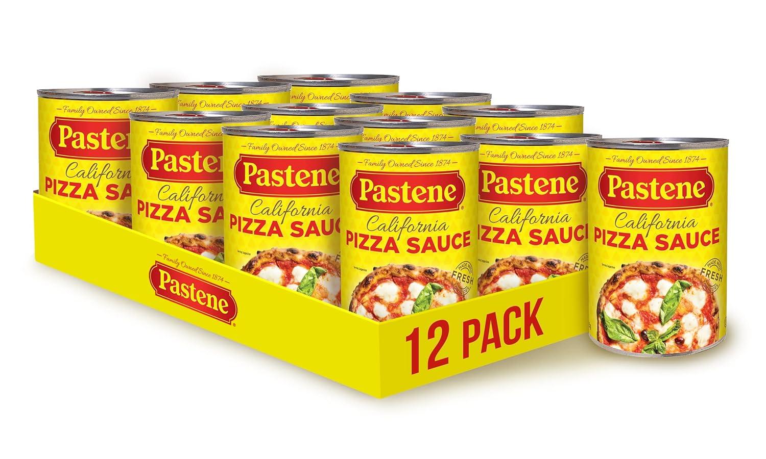 Pastene Pizza Sauce 15oz - Pack of 12 | Authentic Italian Recipe | Buy ...