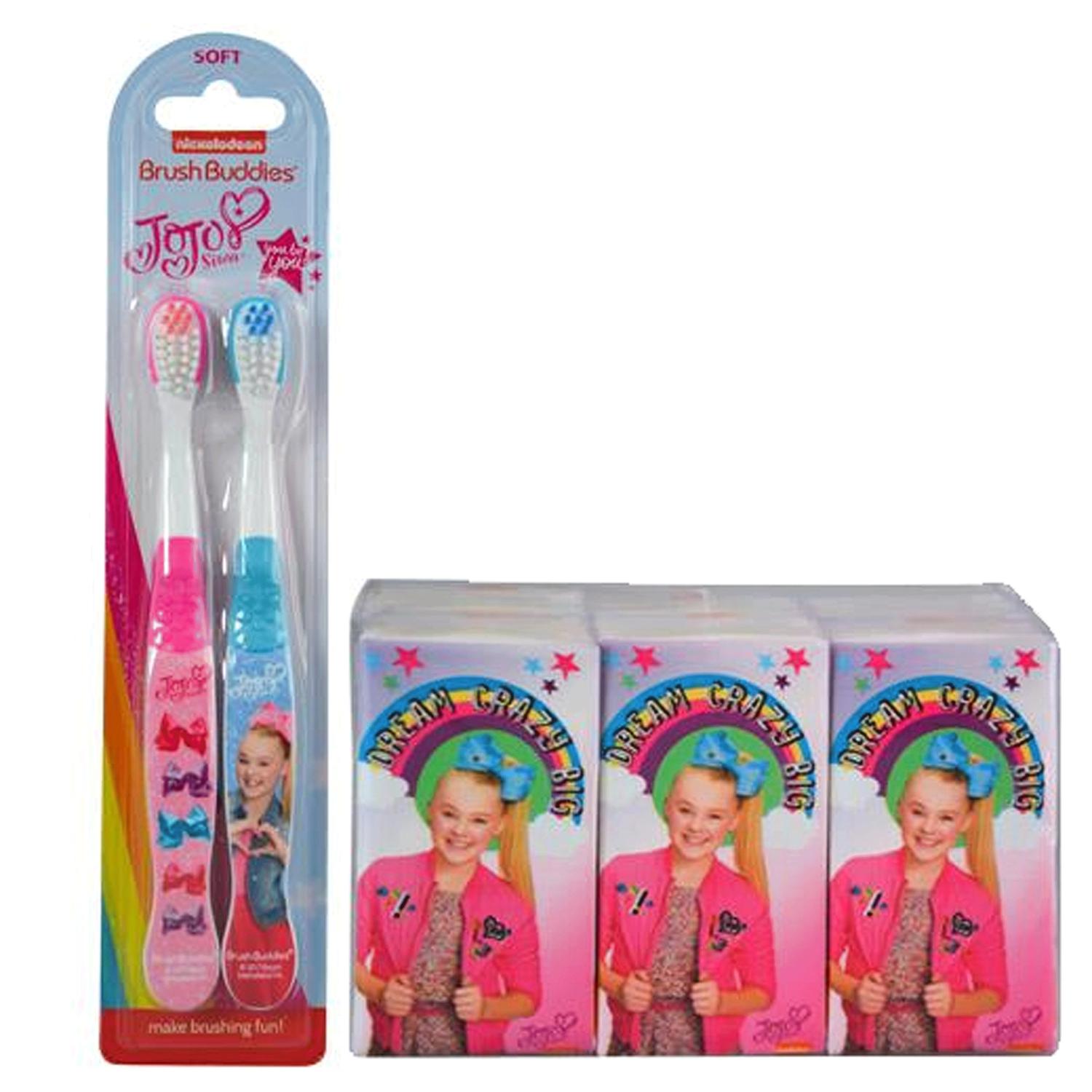 Shop JoJo Siwa 8pc Bathroom Collection - Toothbrush Set & Pocket ...