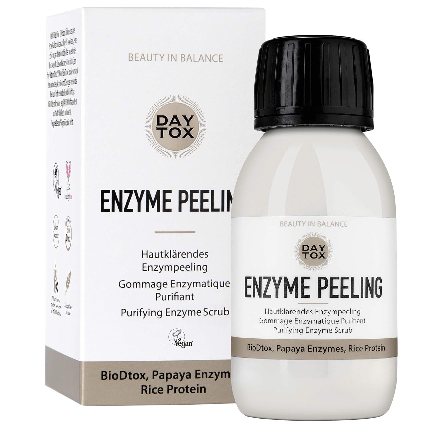 DAYTOX Enzyme Peeling Powder for Face - Vegan Silicone-Free Made in ...