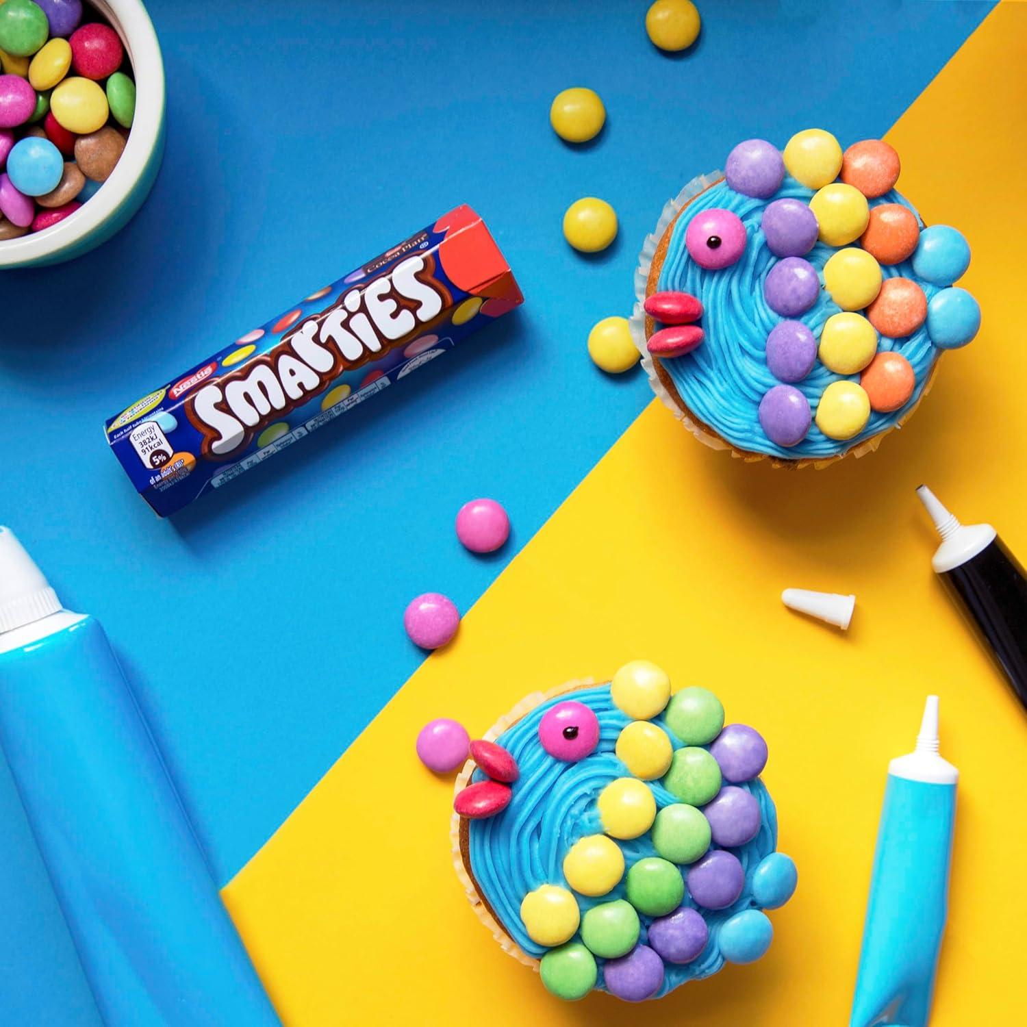 Buy Nestl Smarties Hexagon Roll - Colorful Milk Chocolate Lenses ...