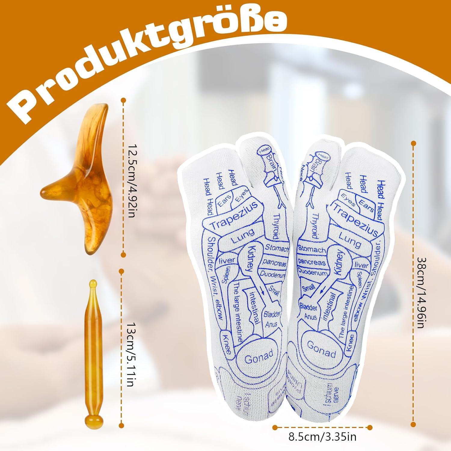 Buy Pinyenr Reflexology Socks - Acupressure Foot Massage Socks Small ...