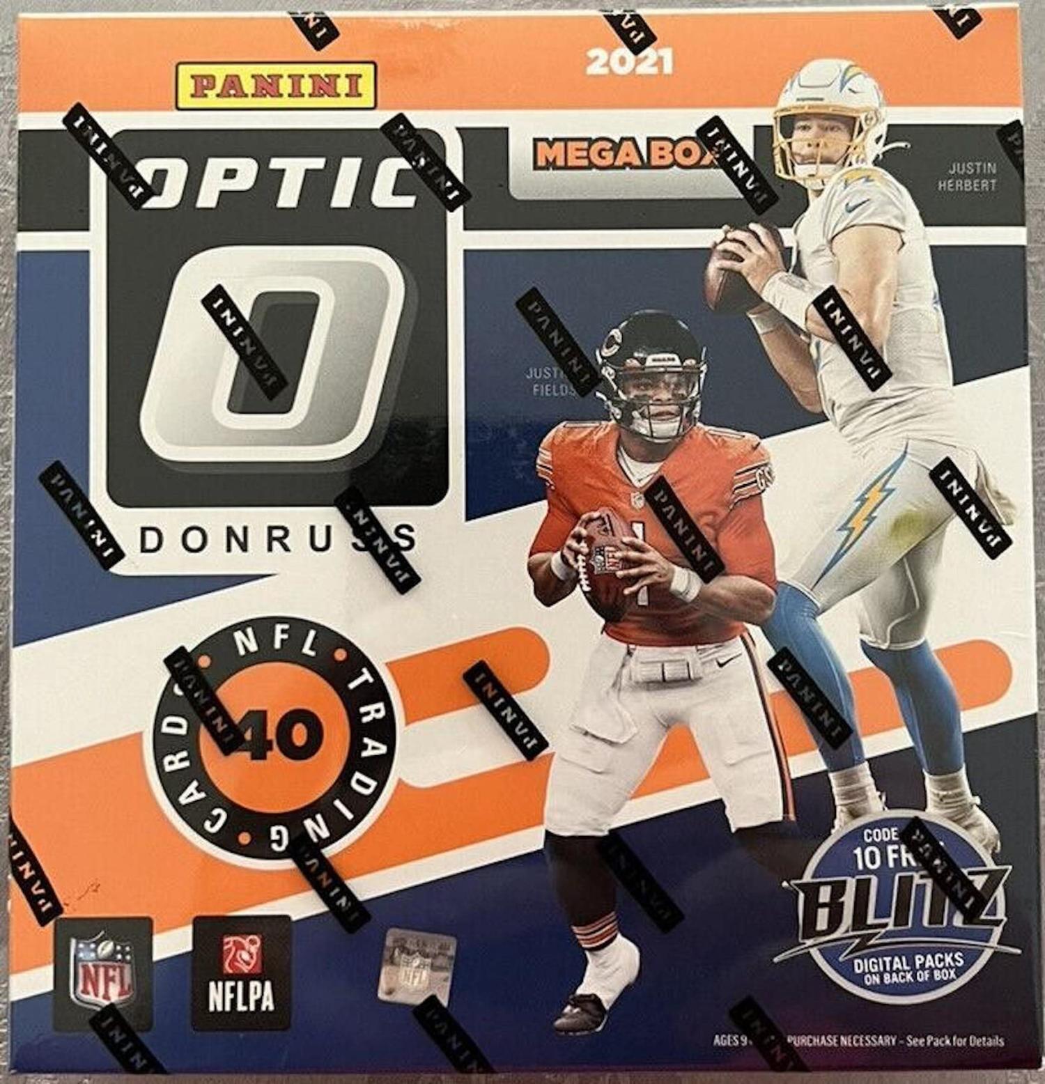 2021 Panini Donruss Optic Football Mega Box - Blue Hyper Parallels ...