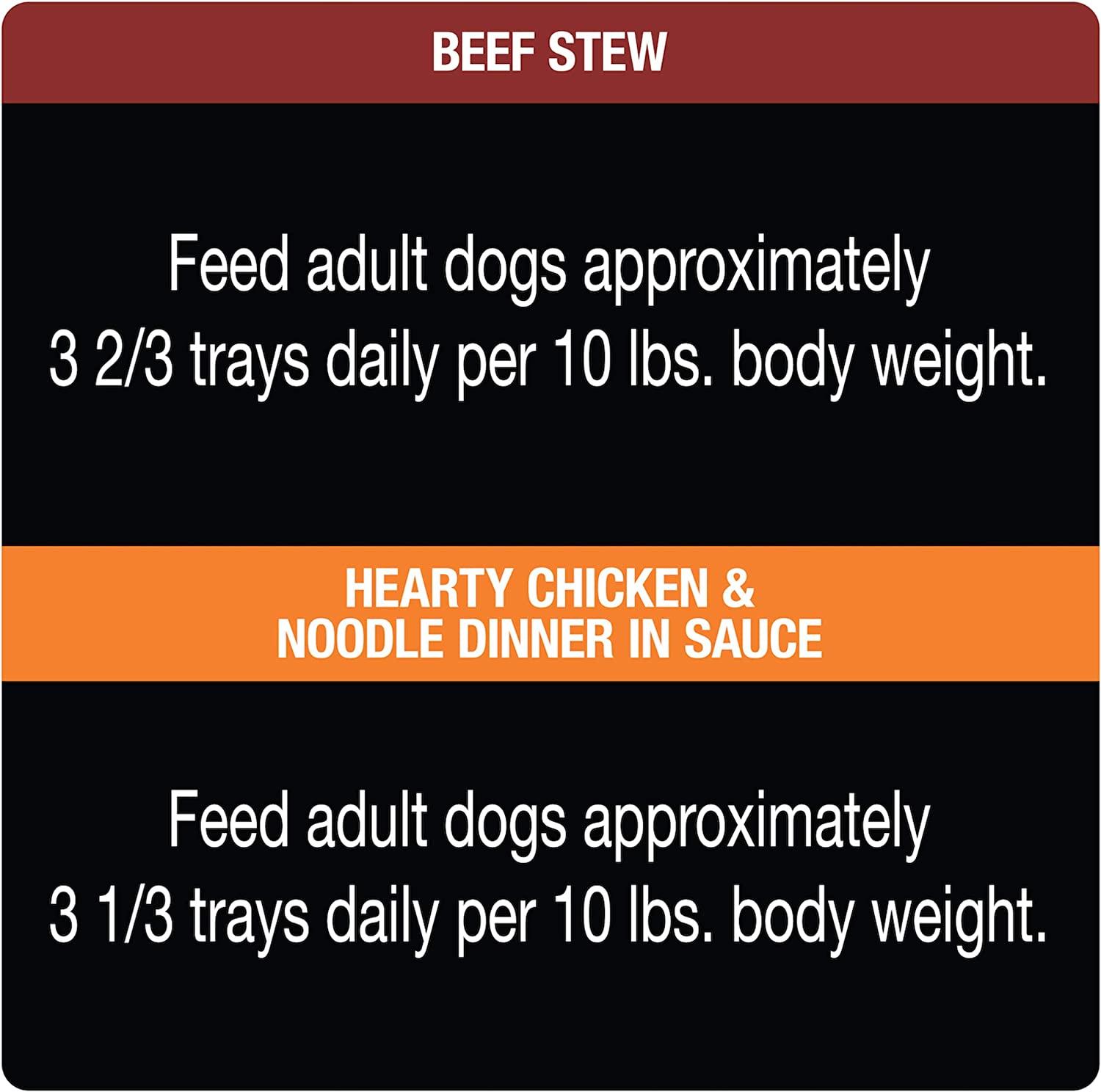 CESAR HOME DELIGHTS Variety Pack - Pot Roast & Vegetable, Beef Stew ...