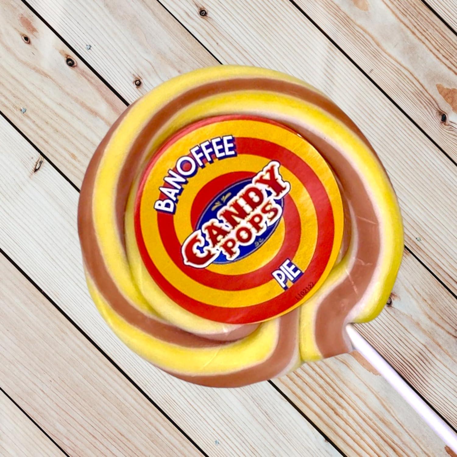 Banoffee Pie XL Large Wheel Lollies - Swirl Lollipops - Party Favour ...