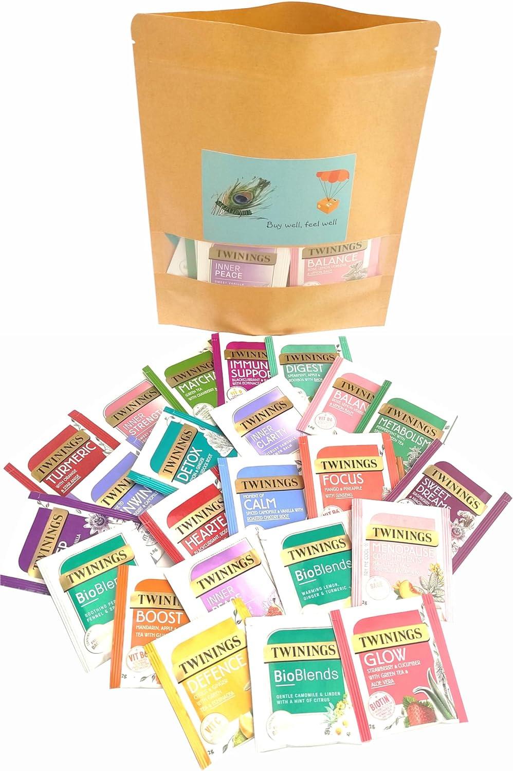 Twinings Superblends Tea Fruit Herbal Tea Selection Gift Set 23 Mixed ...