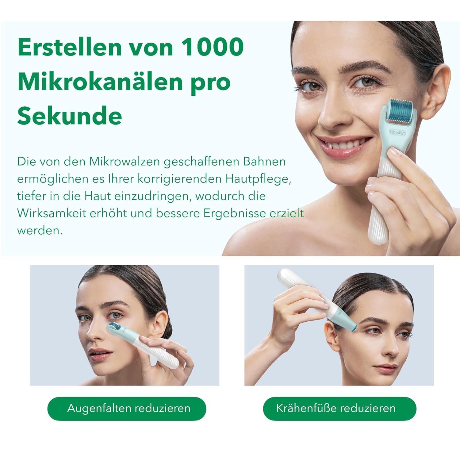 Micro Roller Bio Massager 10 in 1 Kit | Premium Face Eye Scalp & Body ...