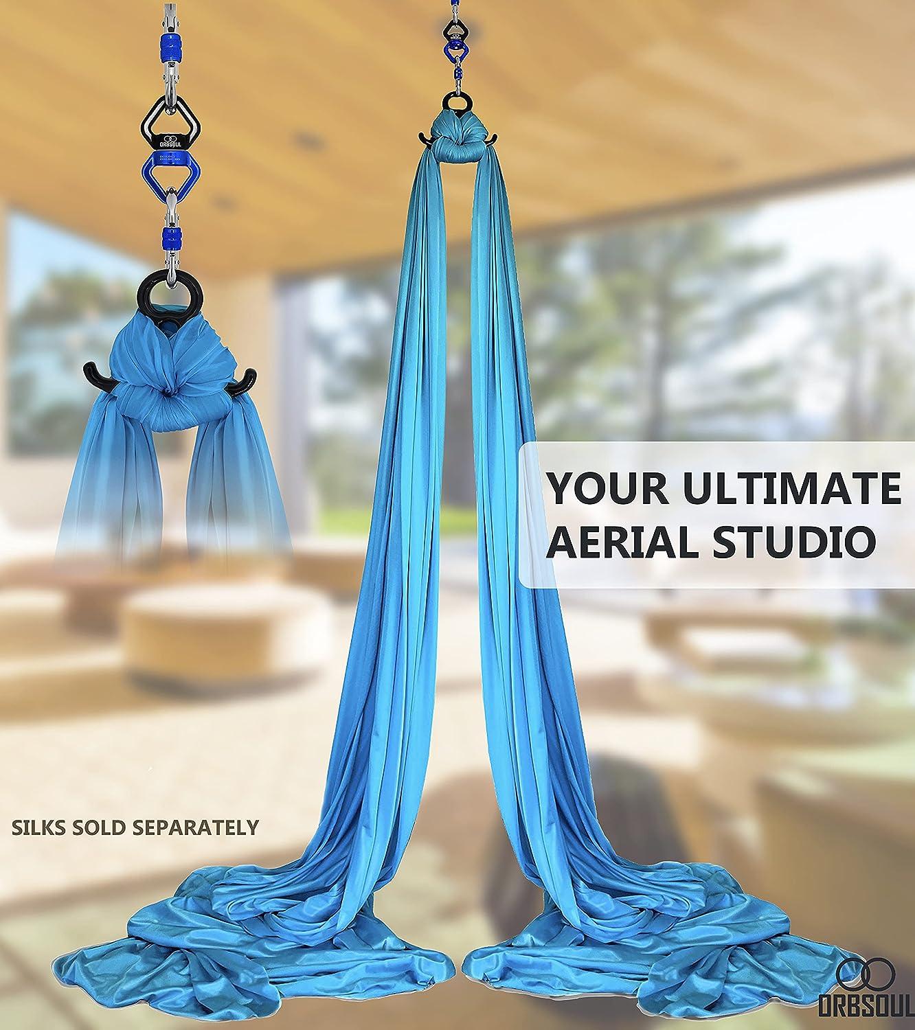 Orbsoul Aerial Silks Hardware Deluxe PRO Set - Certified Complete Kit ...