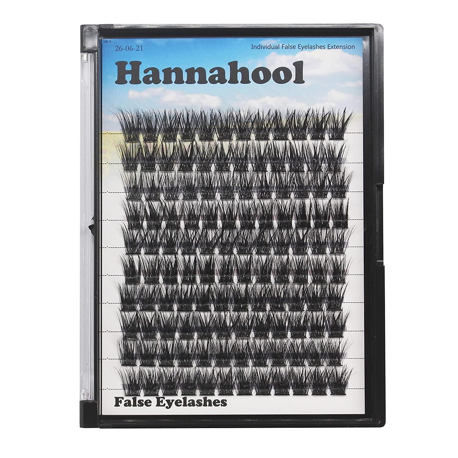 Large Tray 10-20mm DIY Eyelashes Extensions - 120 Cluster Wide Stem ...