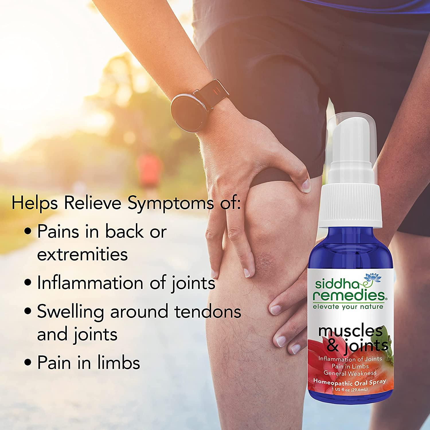 Siddha Remedies Muscles & Joints Spray | 100% Natural Relief for Sore ...