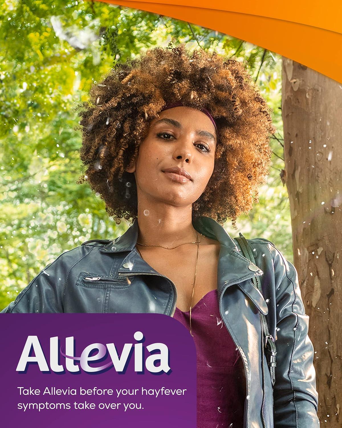 Allevia Hayfever Allergy Tablets 120mg Fexofenadine 24hr Relief - 15 ...