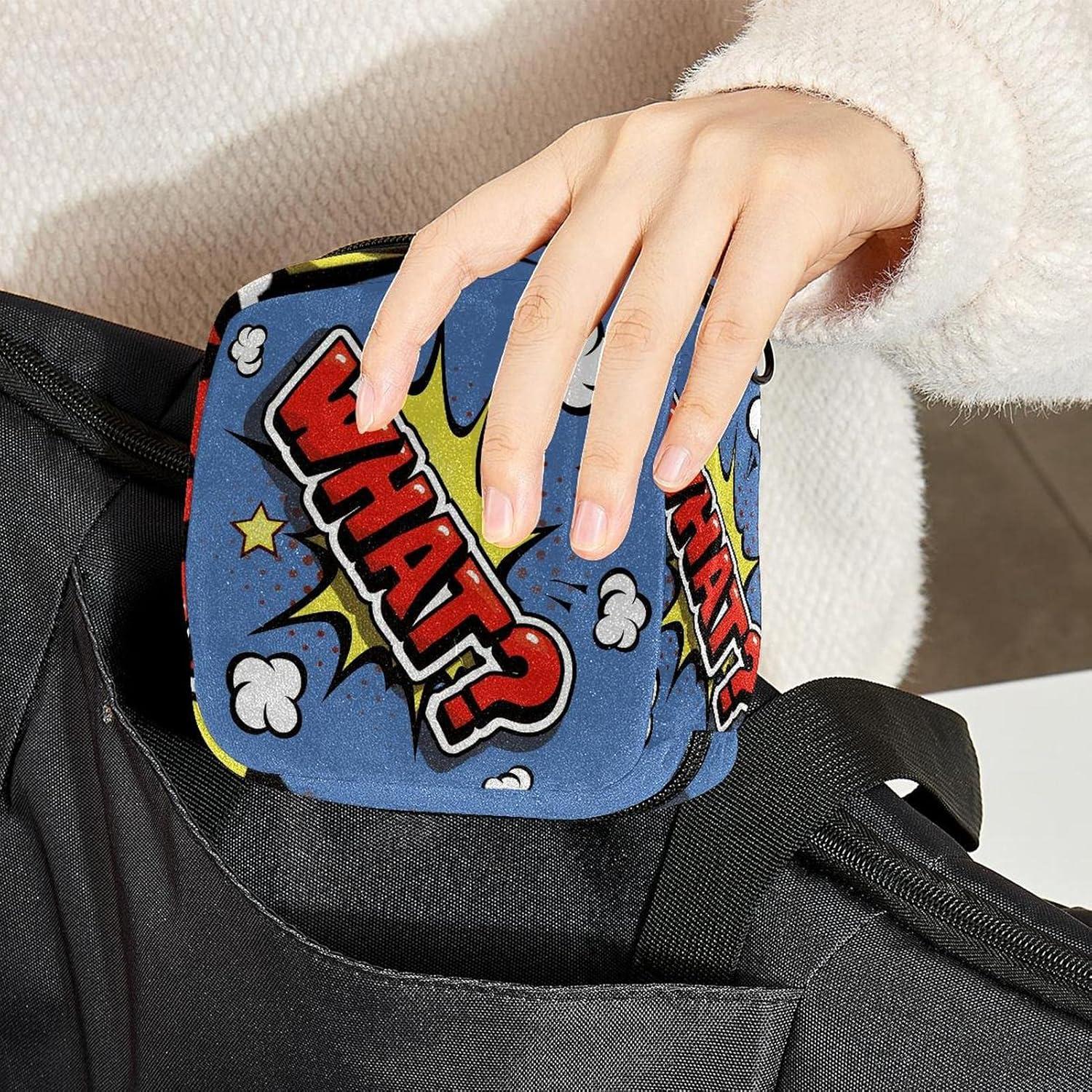 Comic Explosion Pop Art Sanitary Napkin Storage Bag - Portable ...