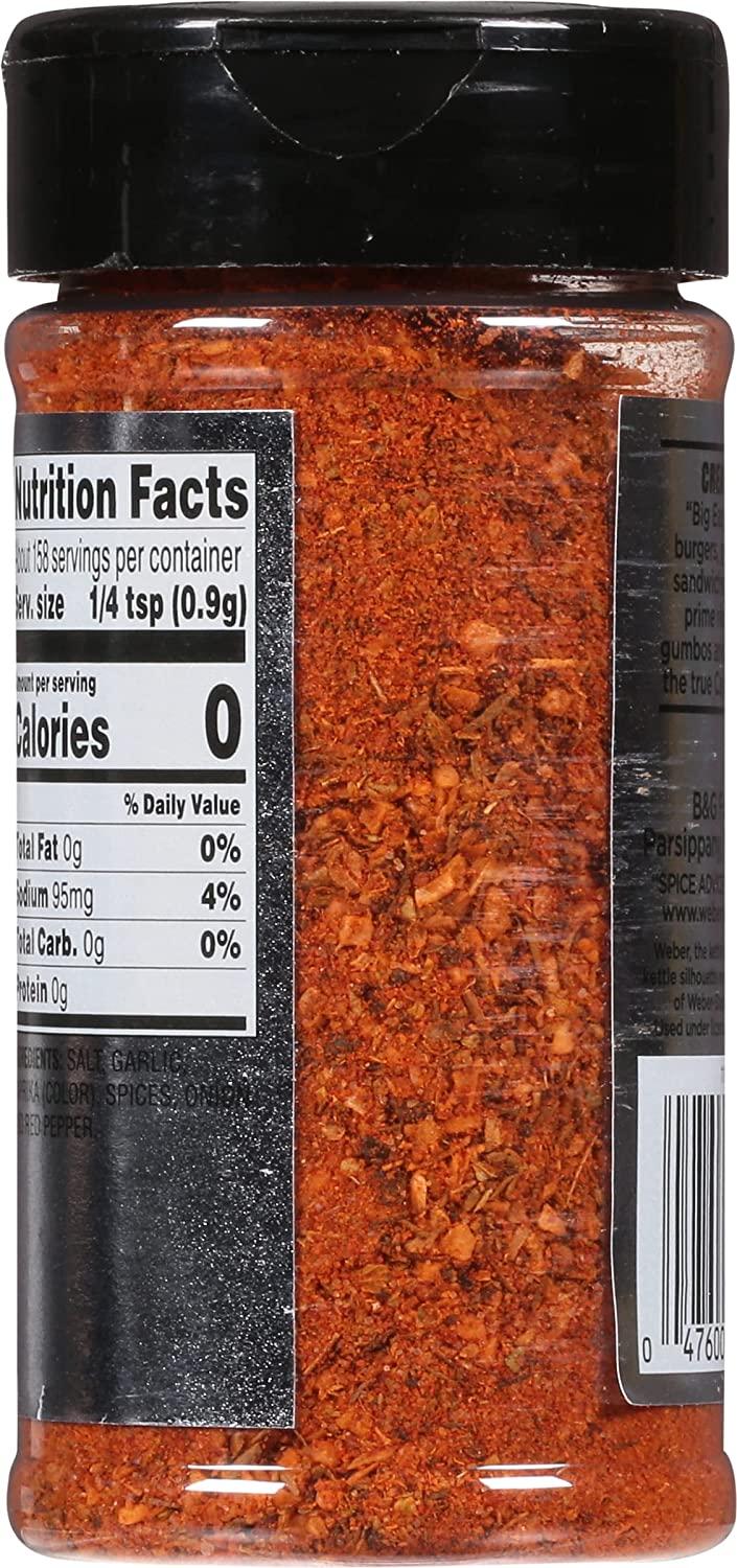 Weber N'Orleans Cajun Seasoning - 5 oz Shaker | Authentic Louisiana Flavor | Buy Now with ...