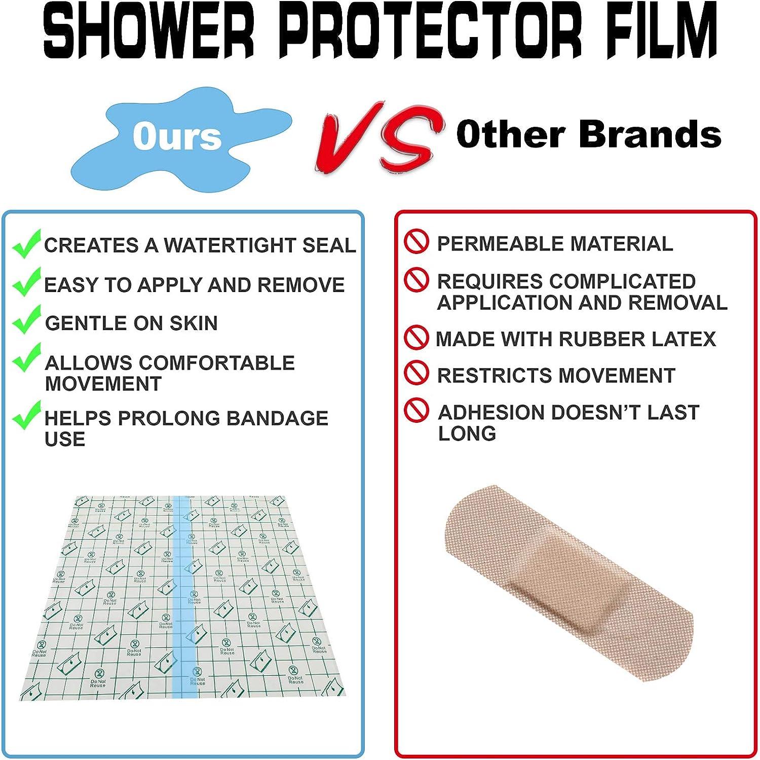 Waterproof Transparent Film Dressing Bandages - 9x9 Inch (24 Pack ...