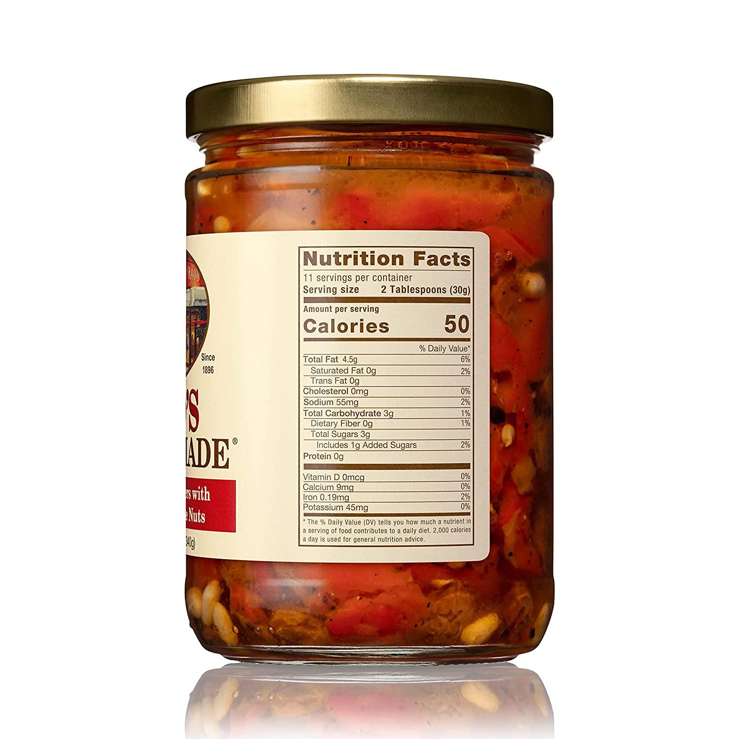 Rao's Homemade Roasted Peppers with Golden Raisins & Pine Nuts - 12 oz ...