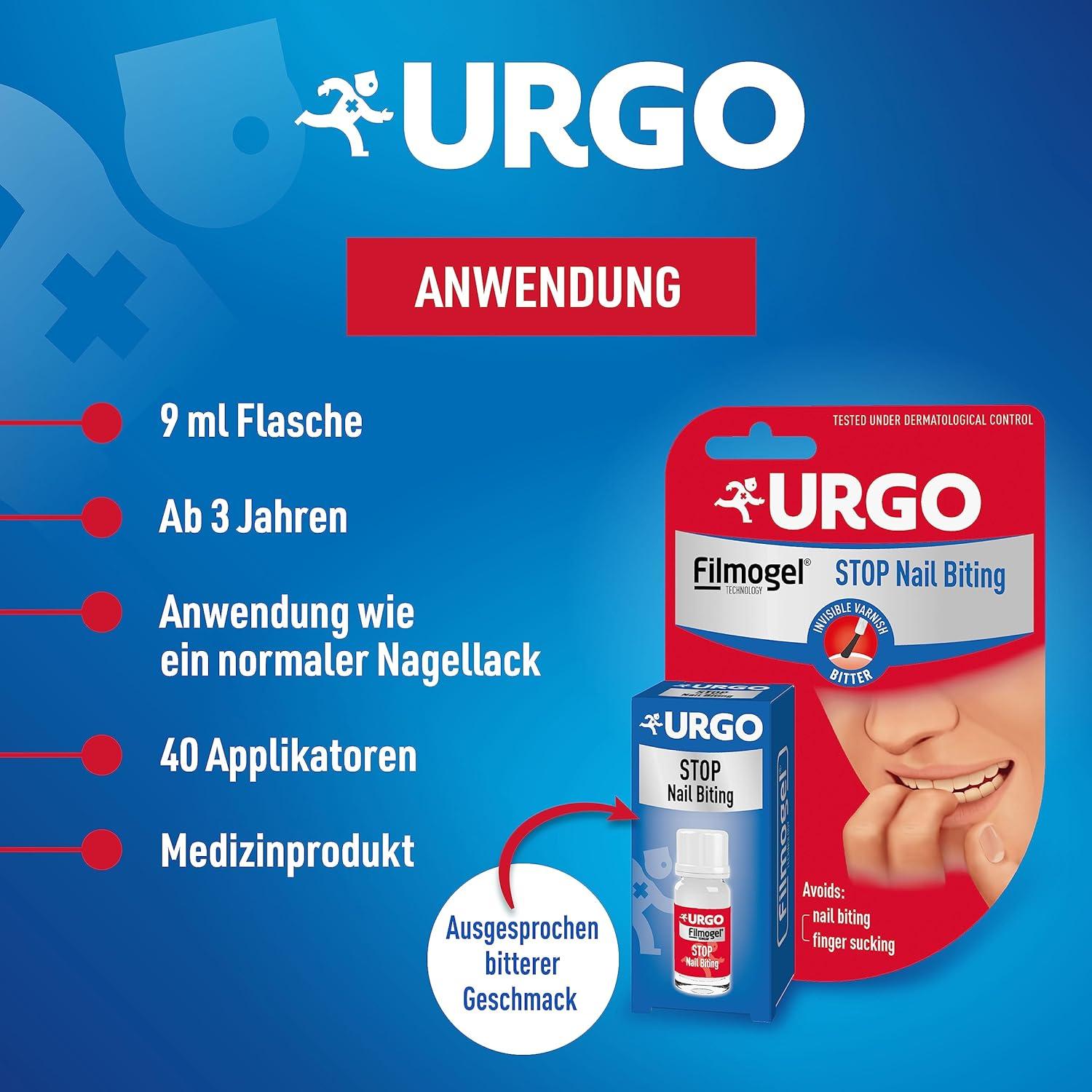 Urgo Stop Nail Biting - Effective Solution for Bitten & Damaged Nails ...