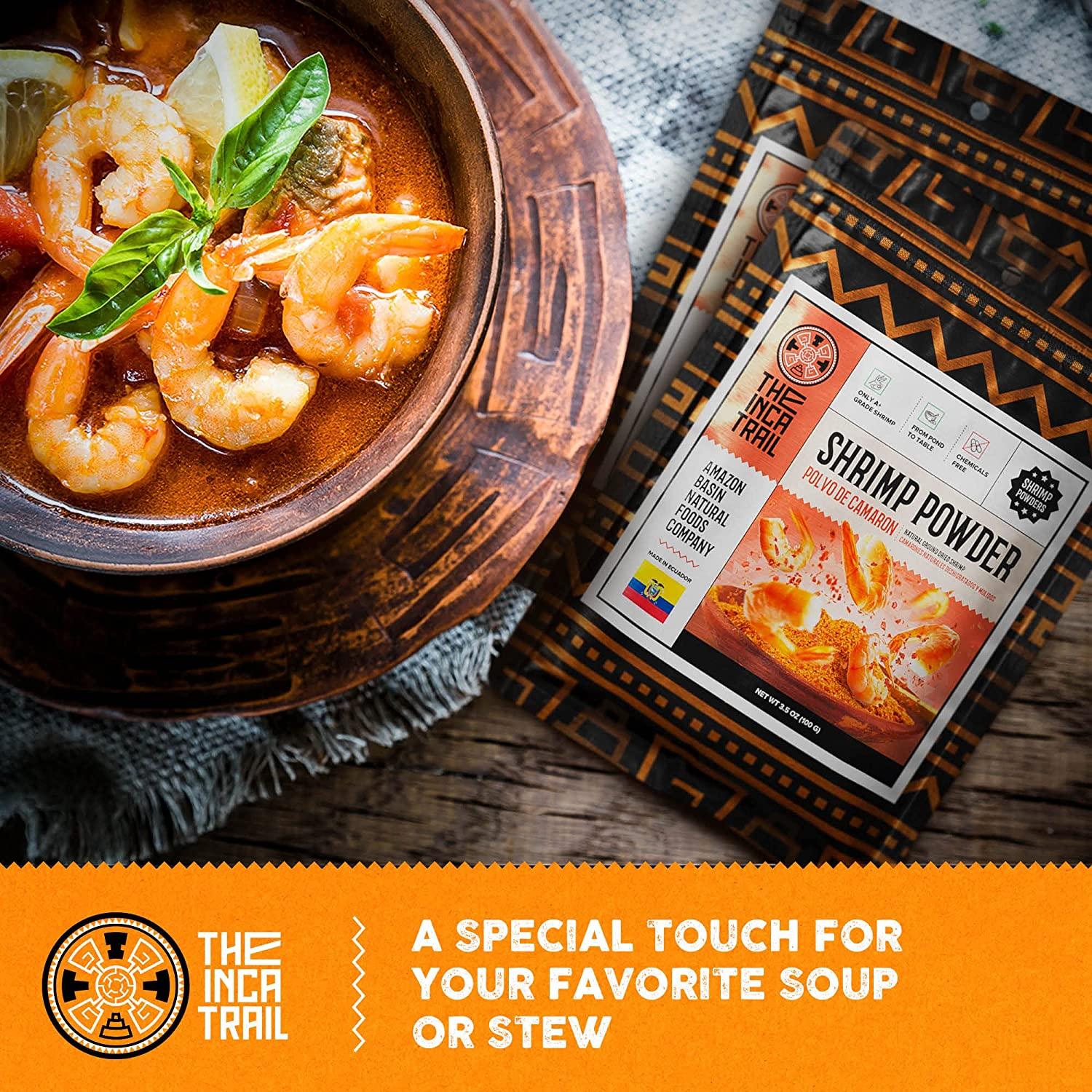 Inca Trail Dried Shrimp Powder - Gluten-Free Organic Seasoning | High ...