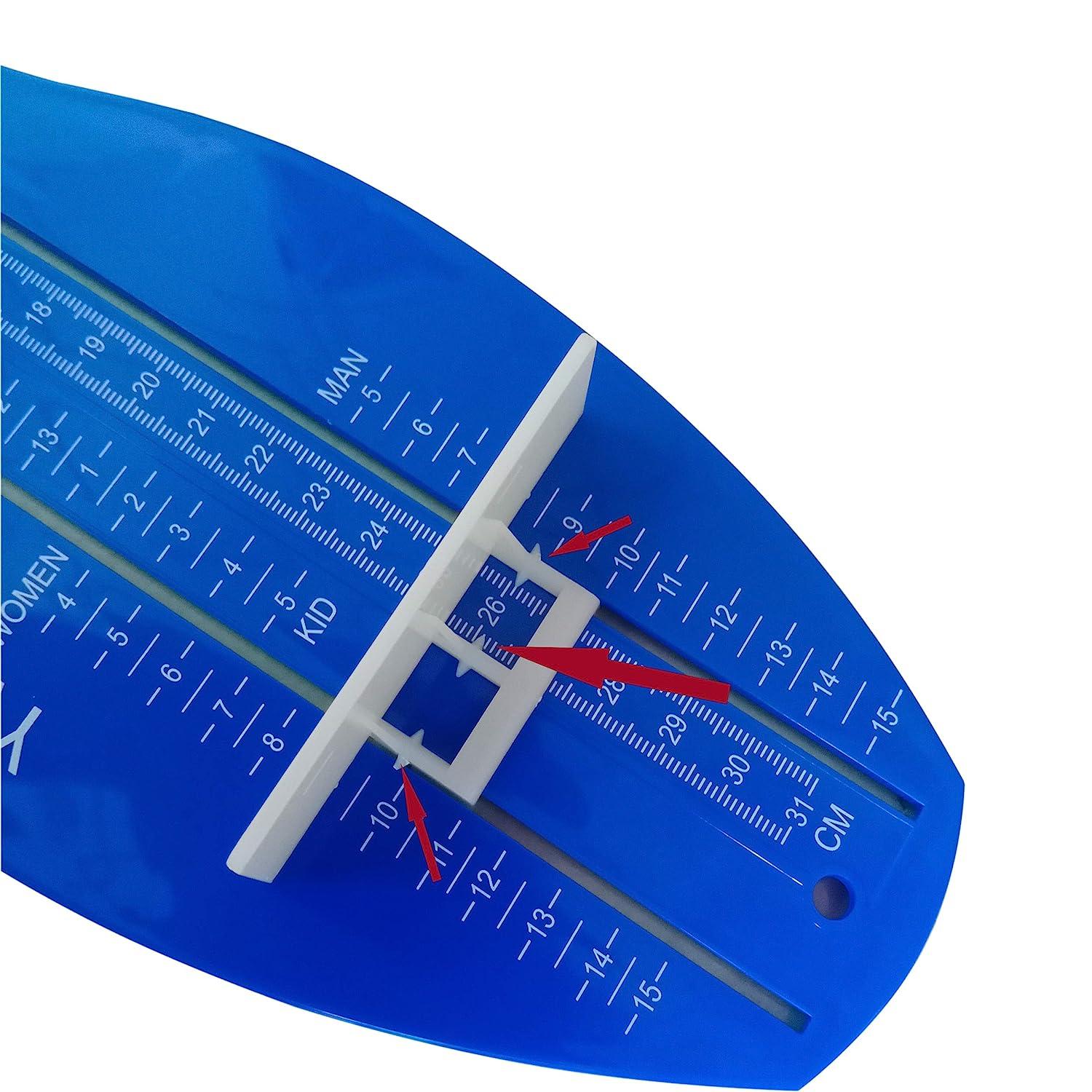 Foot Measuring Device for Accurate Shoe Sizing - Kid & Adult Shoe Sizer ...