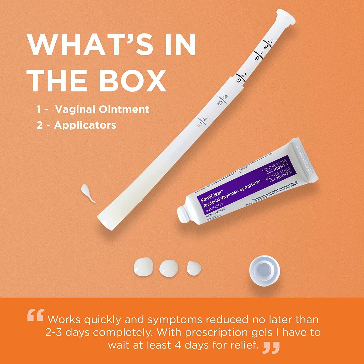 FemiClear BV Symptom Relief | Organic Formula with Natural Ingredients ...