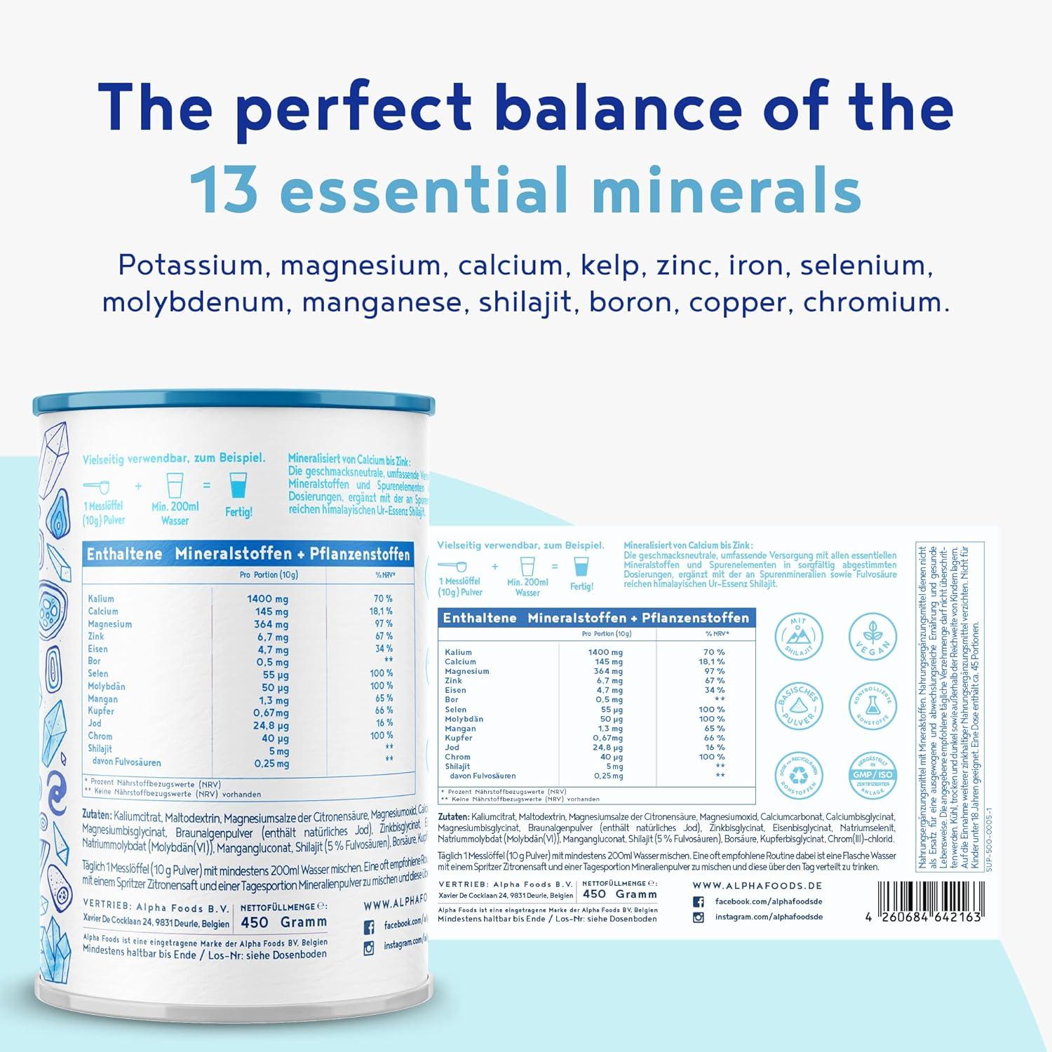 Calcium Magnesium Zinc Powder 450g - Unflavoured Supplement Complex ...