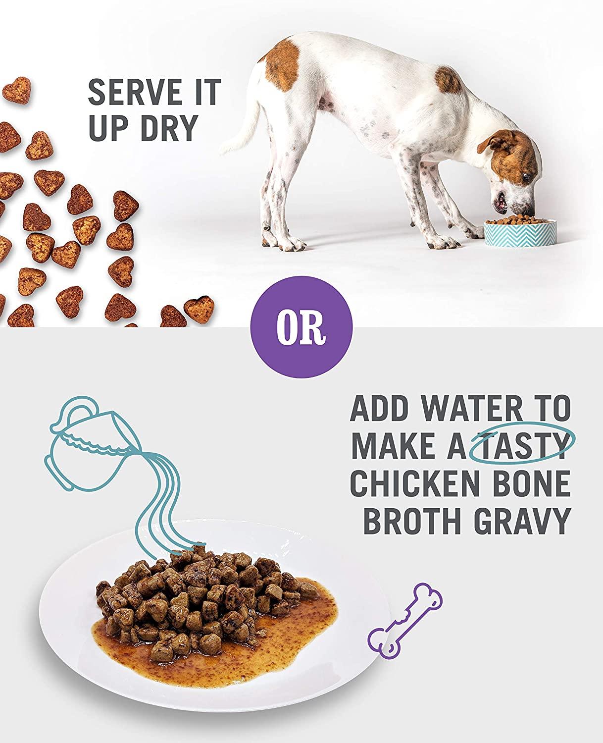 Baked & Saucy Grain-Free Dog Food - Beef + Sweet Potato Kibble with ...