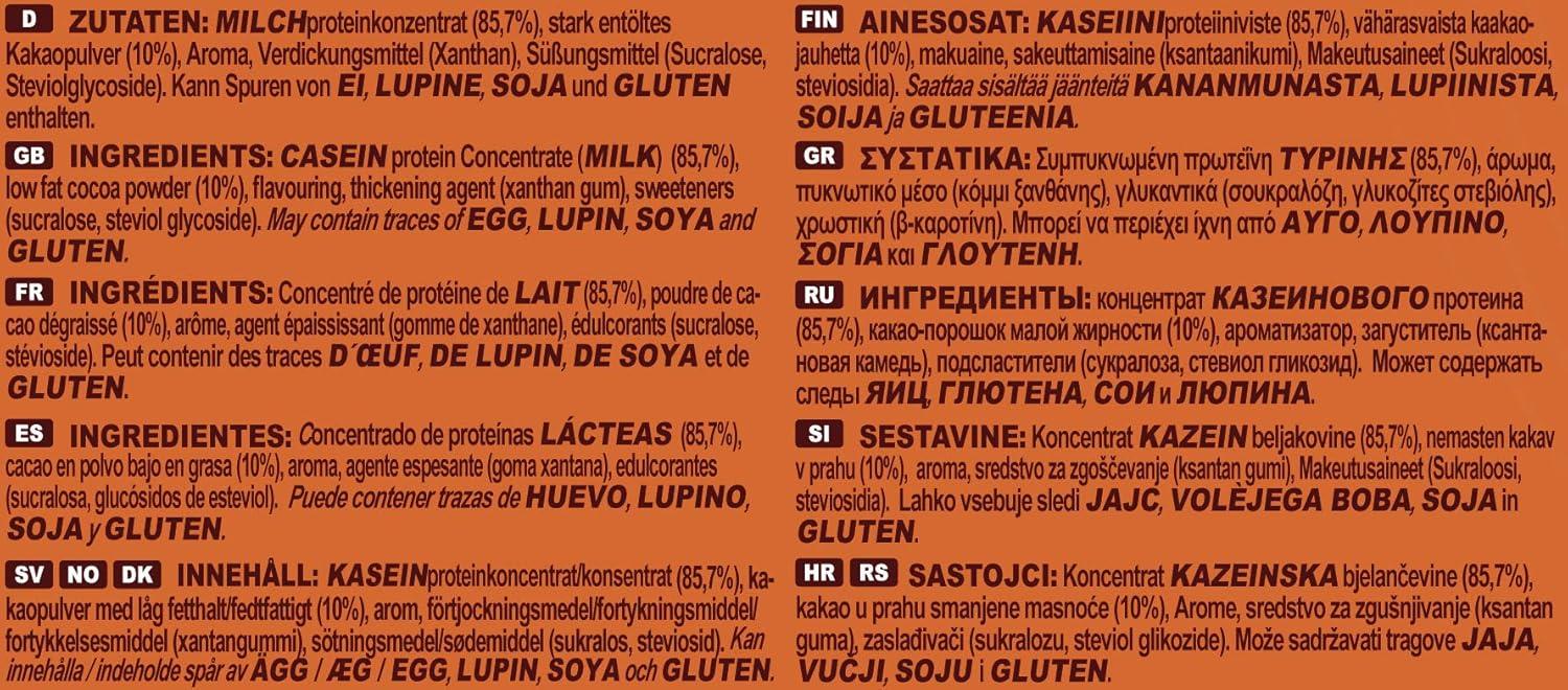 Ironmaxx 100% Casein Protein Powder Chocolate 2kg | Water-Soluble High ...
