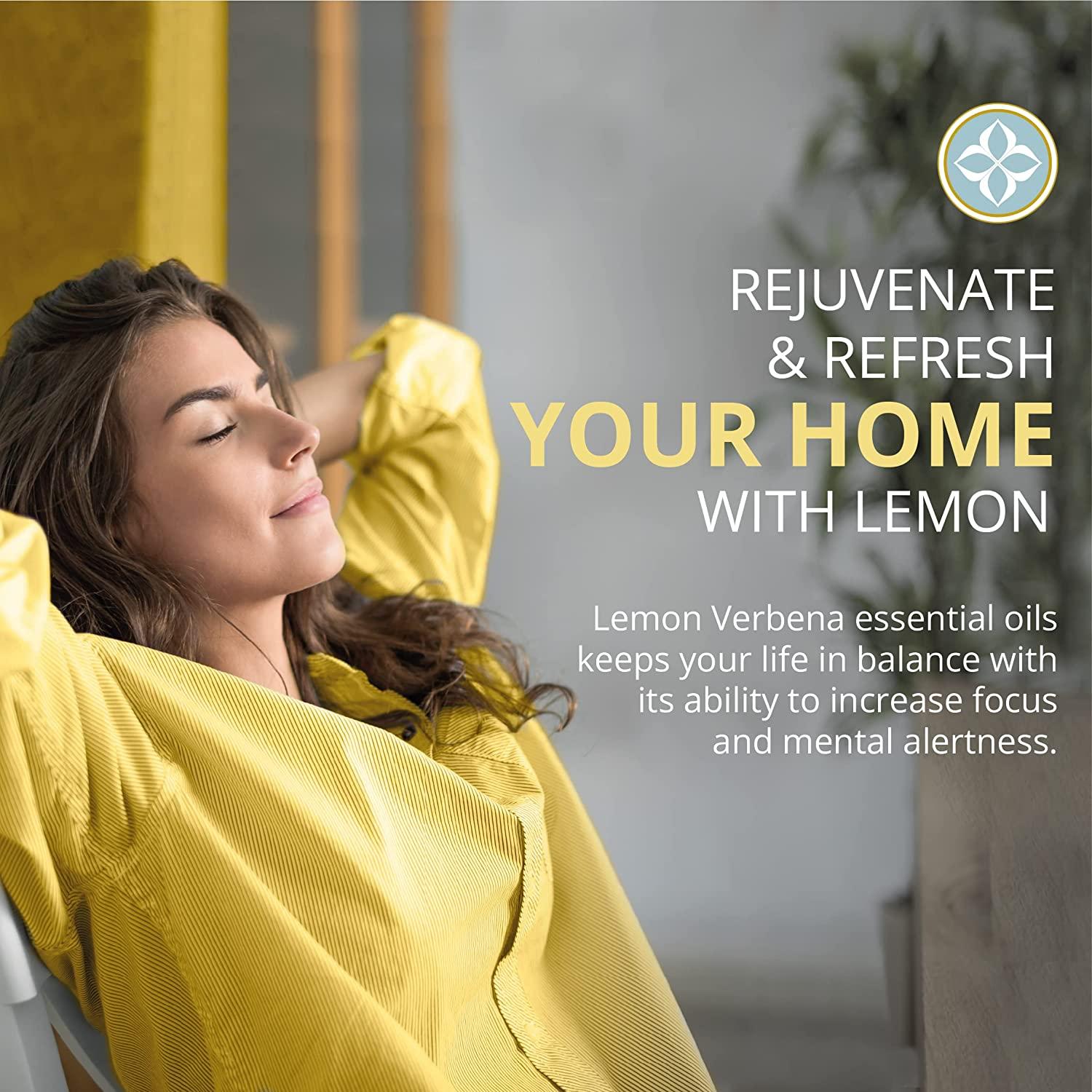 Capri Essentials Lemon Verbena All-Purpose Cleaner â€“ Natural Essential Oils Household Spray ...