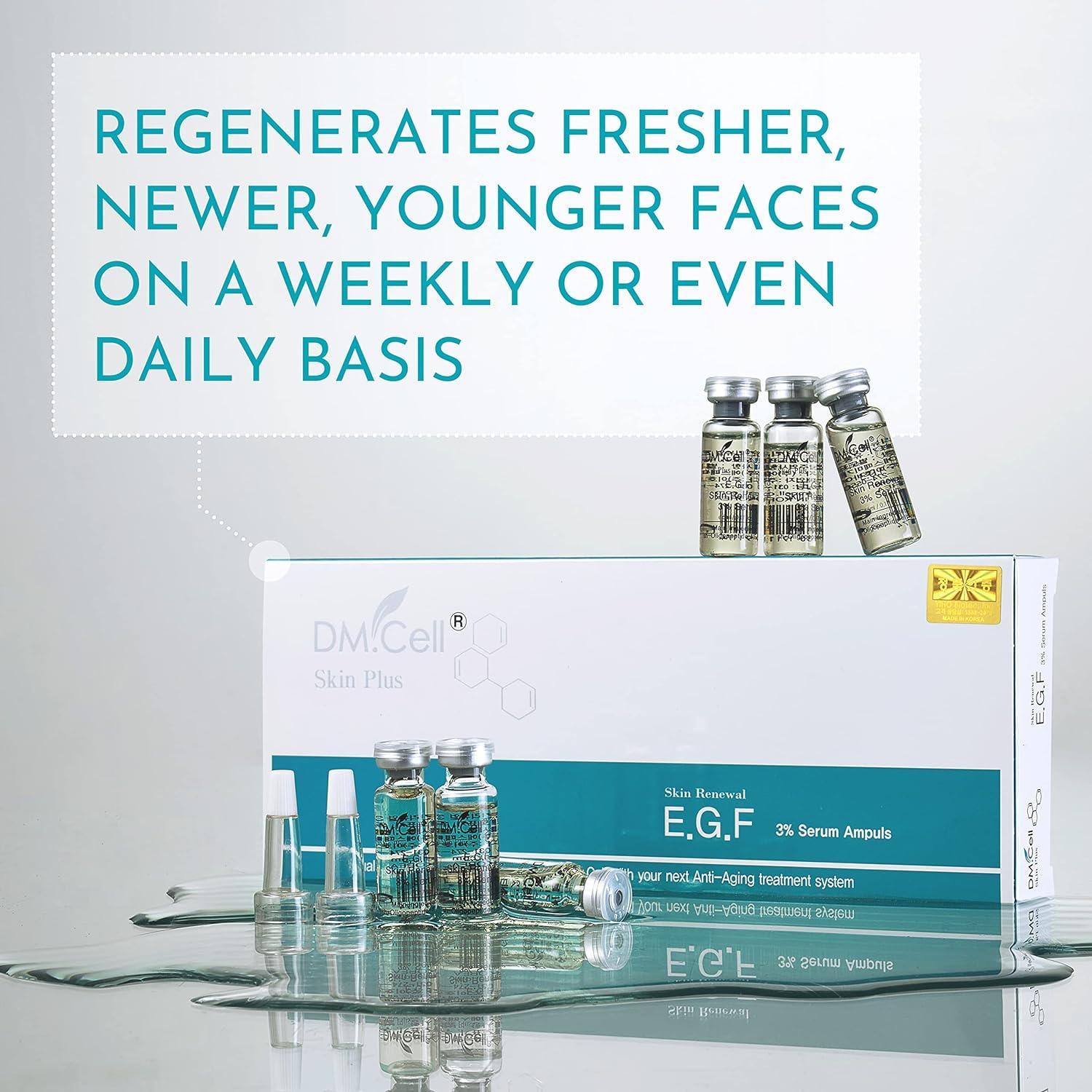 Cell EGF FGF Repairing Ampoule: Korean Skincare Serum for Skin Renewal & Protection - 1Fl.Oz ...